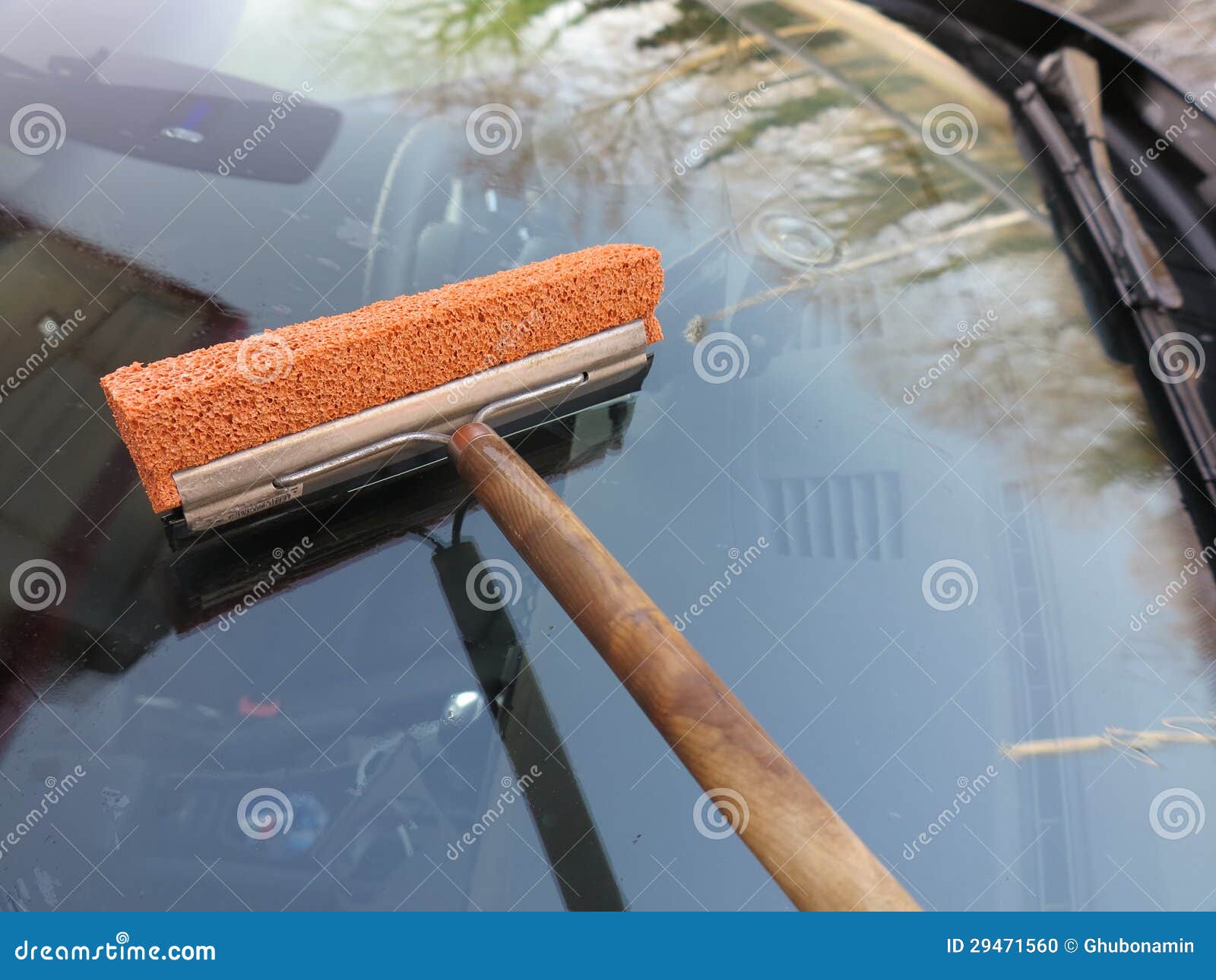 Front windshield cleaning stock photo. Image of cloud - 29471560
