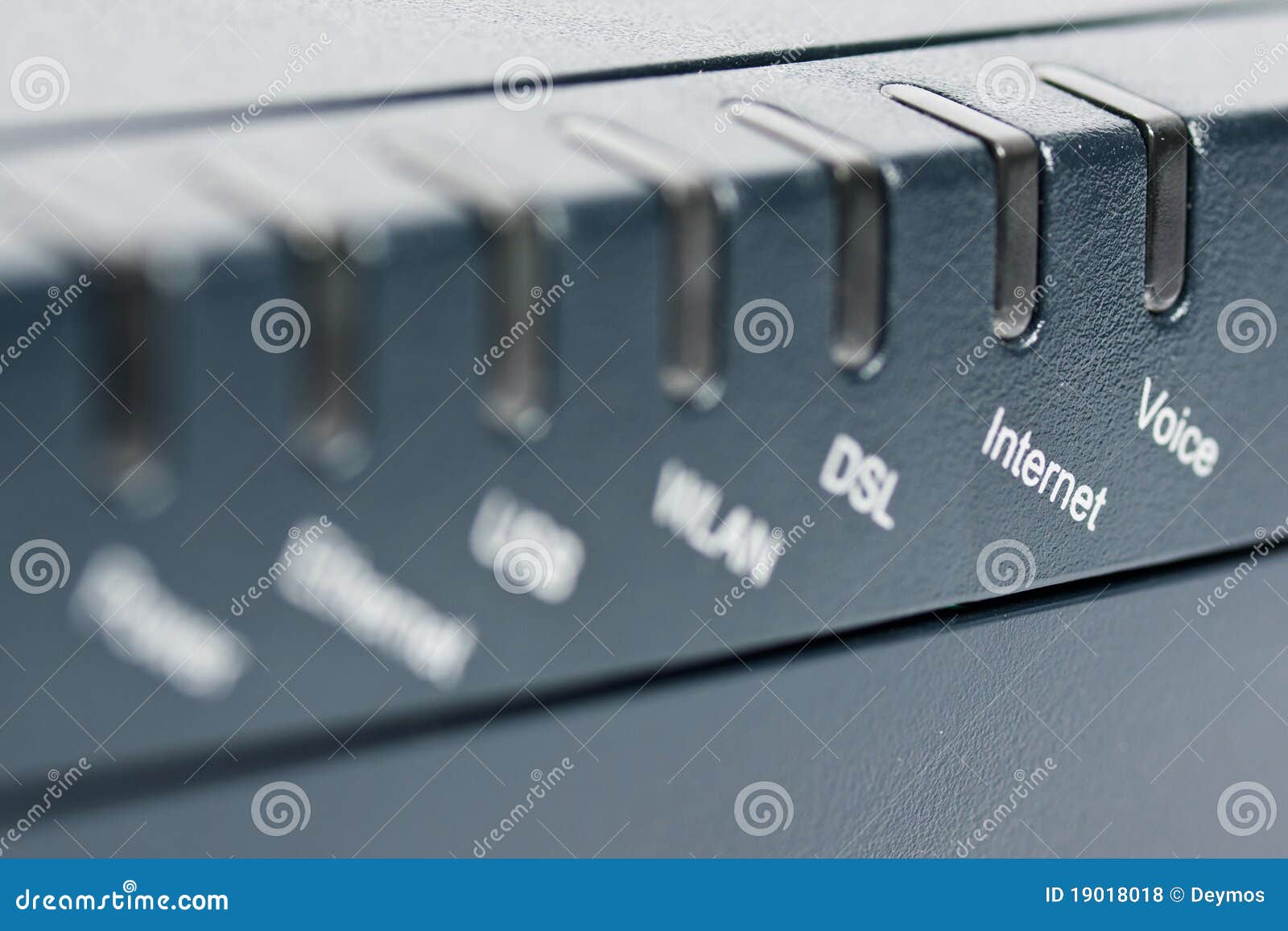 Front of Wireless Router - Focus on Internet Stock Photo - Image of ...