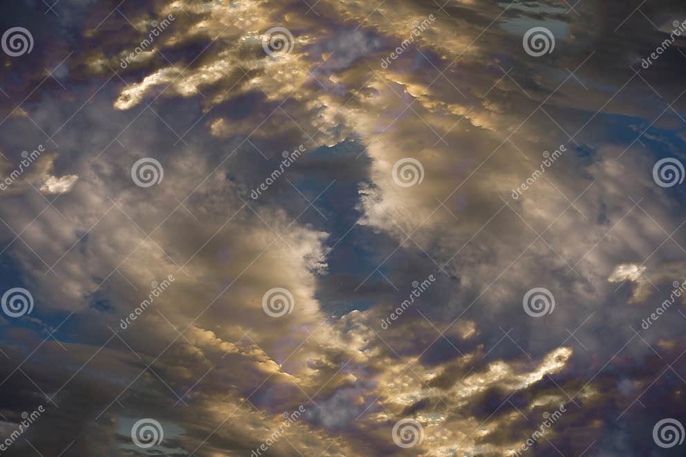 Frontal Clouds Movement. Sudden Weather Changes Due To Climate Change ...