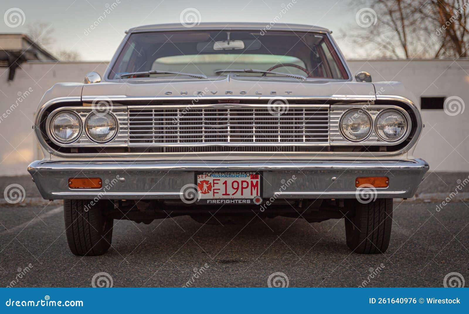 Frontal Part of an Old Restored Chevrolet Editorial Photo - Image of ...