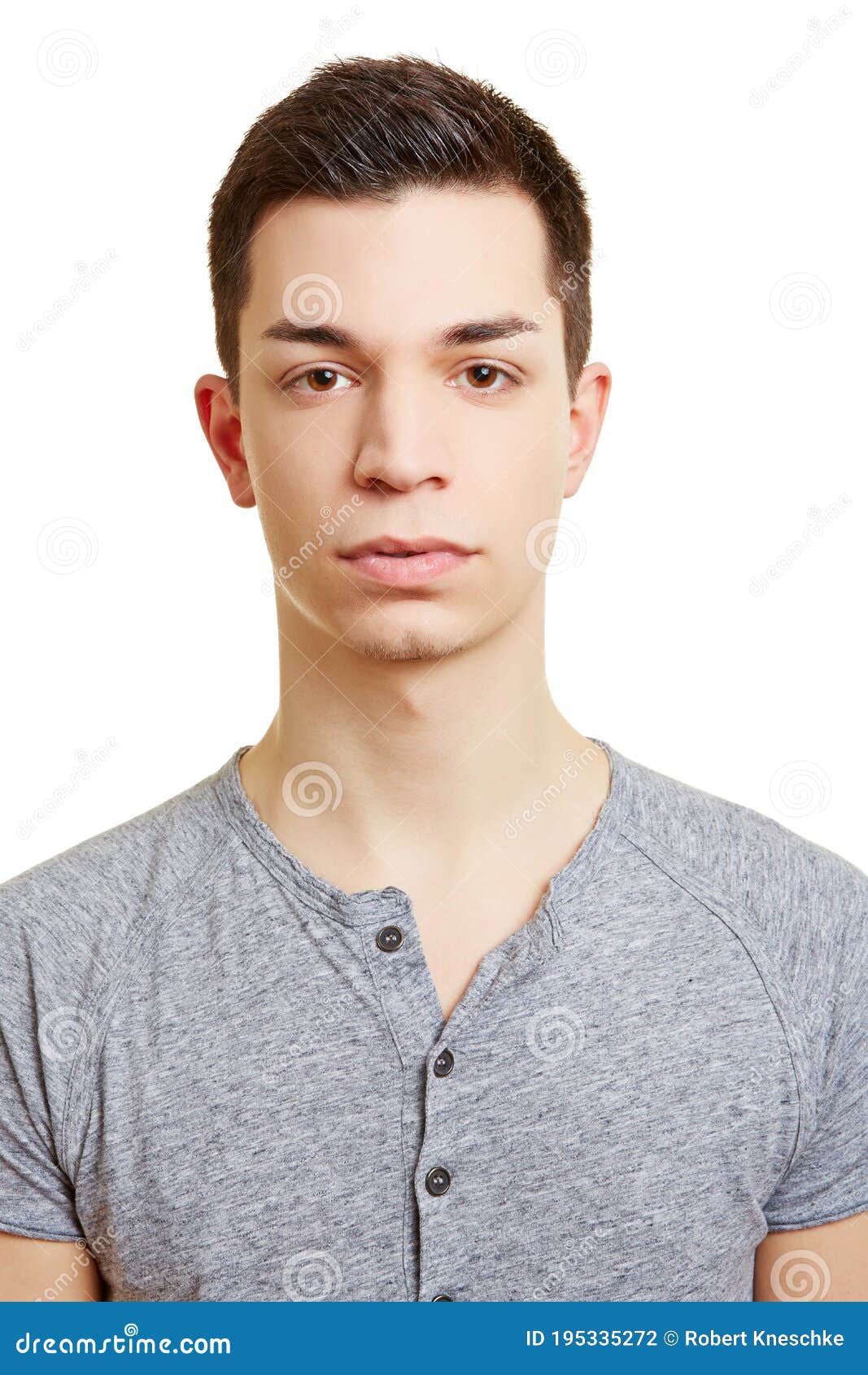 Frontal Portrait of a Young Man Stock Photo - Image of self ... Frontal Portrait of a Young Man Stock Photo - Image of self ...