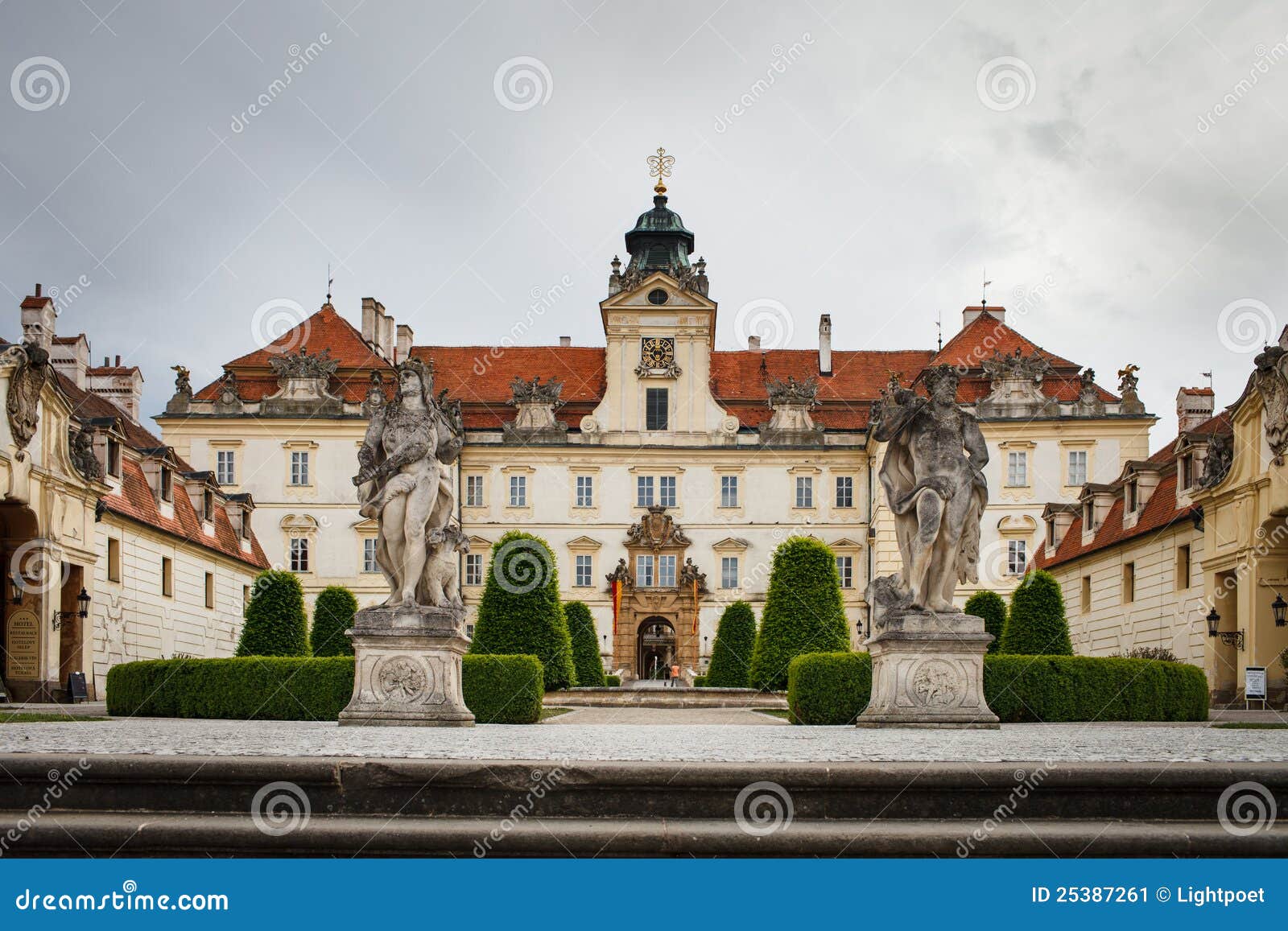 Baroque Castle Wackerbarth In The Vineyard Royalty-Free Stock Image ...