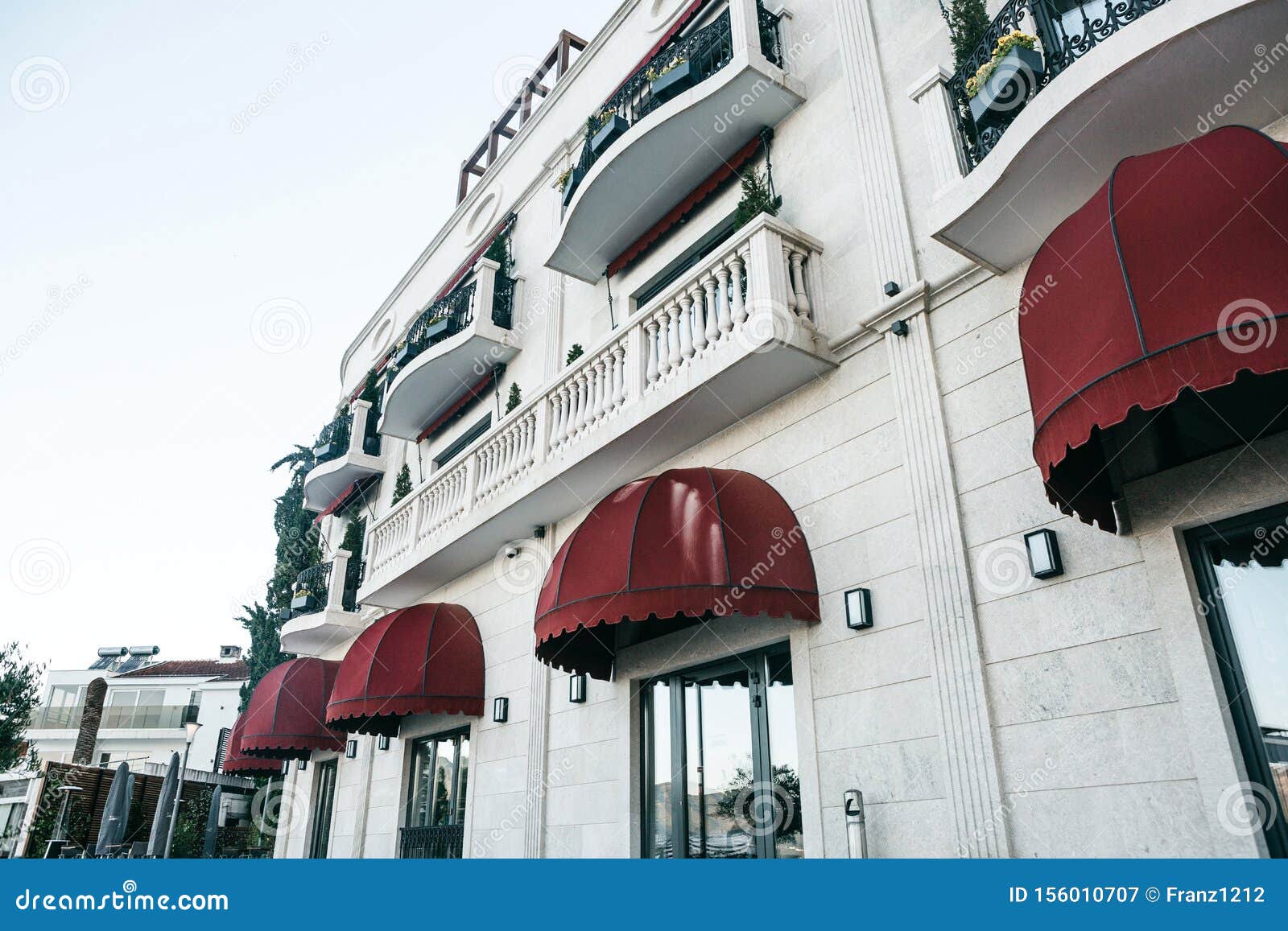 Frontal view of the house stock image. Image of architecture - 156010707