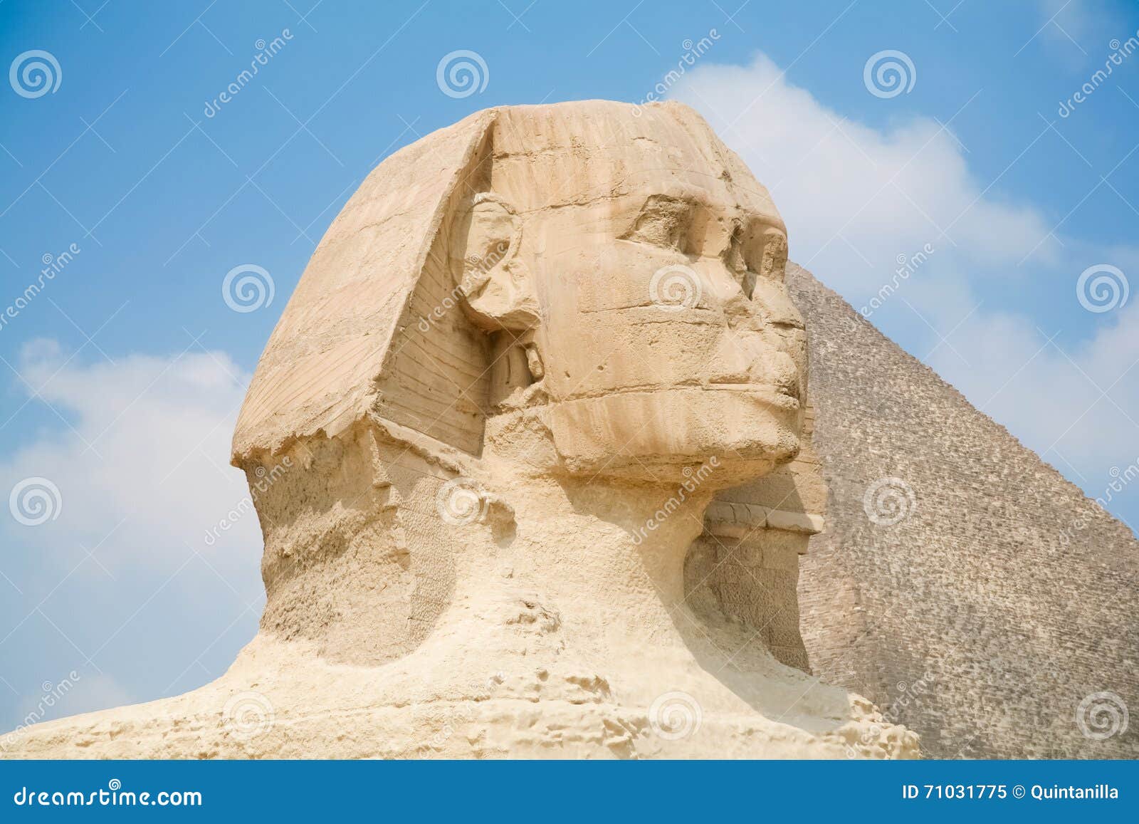 Fronte Della Sfinge Nell'Egitto Immagine Stock - Immagine di faccia ...