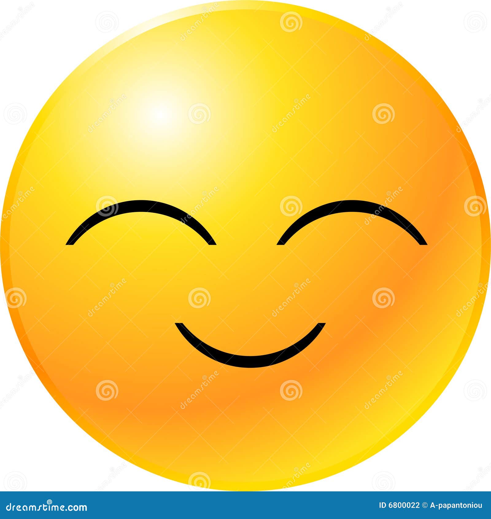 Fronte Di Smiley Del Emoticon Illustrazione Vettoriale - Illustrazione ...