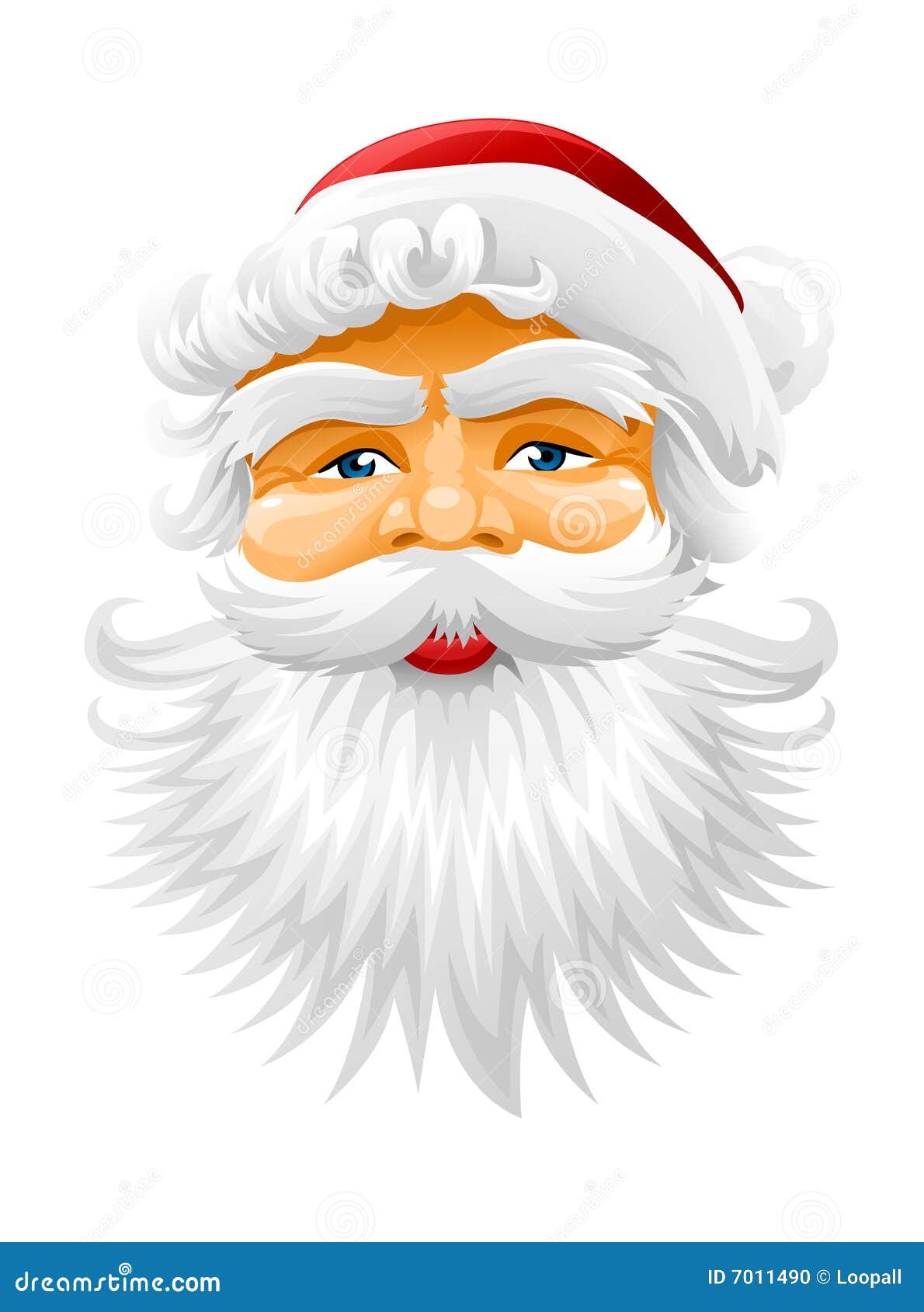 Fronte Di Vettore Del Babbo Natale Illustrazione di Stock ...