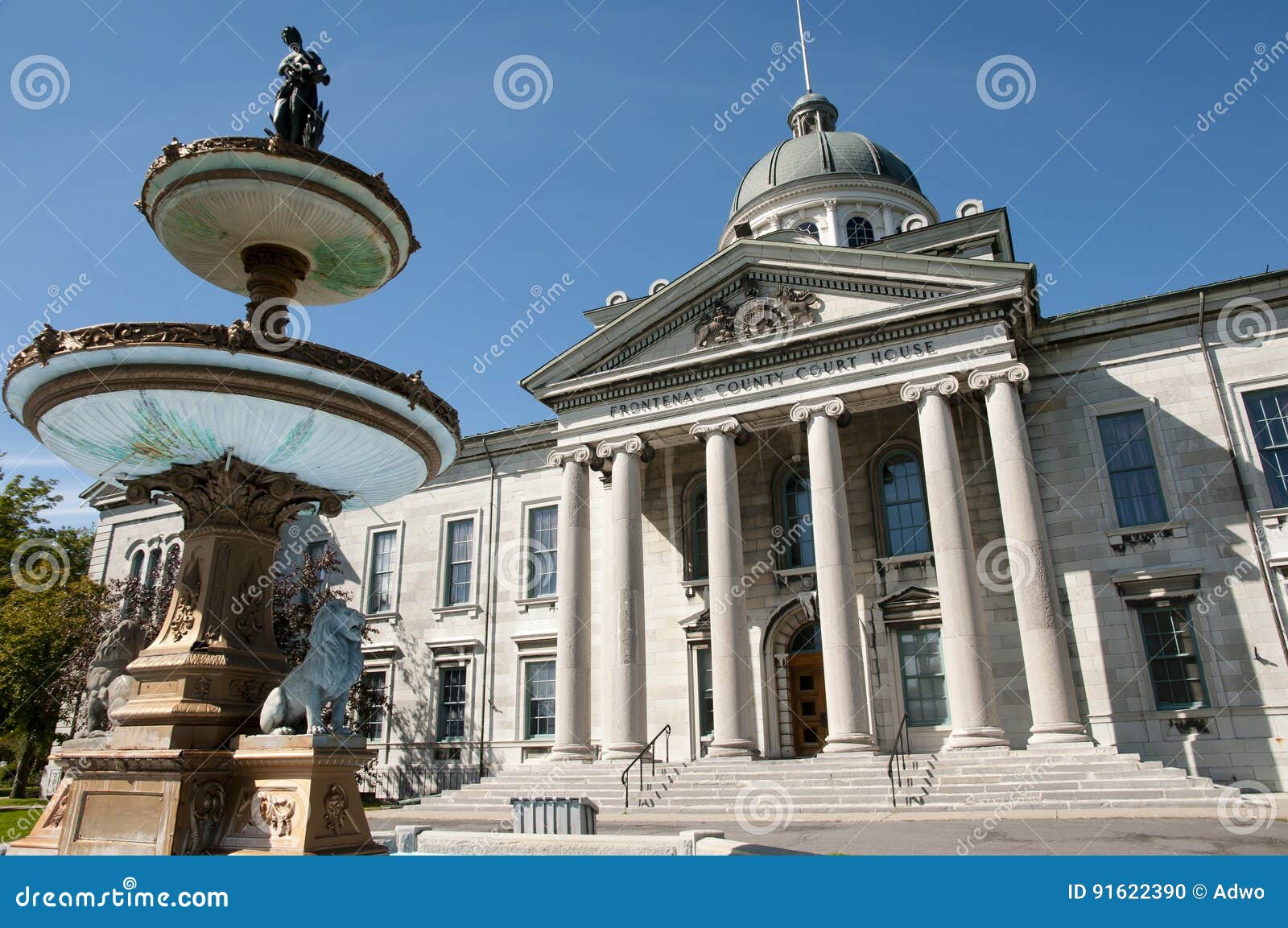 Frontenac County Court House - Kingston - Canada Stock Photo - Image of ...