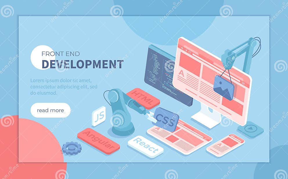 Frontend Development Creating A Site Layout Template Converting Data Into A Graphical Ui Ux 4080