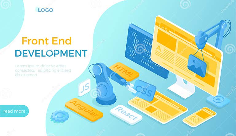 Frontend Development Creating A Site Layout Template Converting Data Into A Graphical Ui Ux 5021