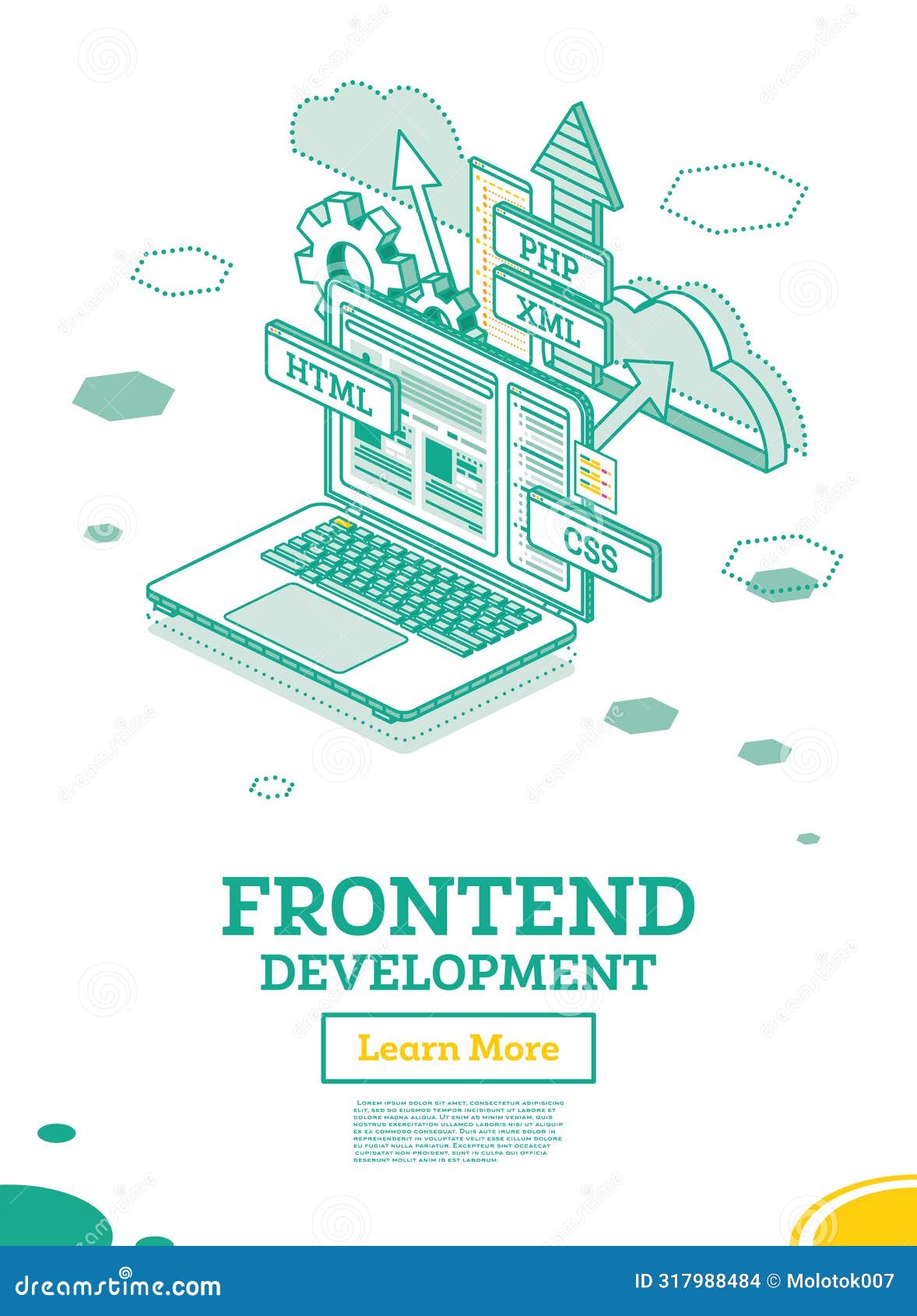 Frontend Development Concept Set. Website Interface Design Cartoon ... Frontend Development Concept Set. Website Interface Design Cartoon ...
