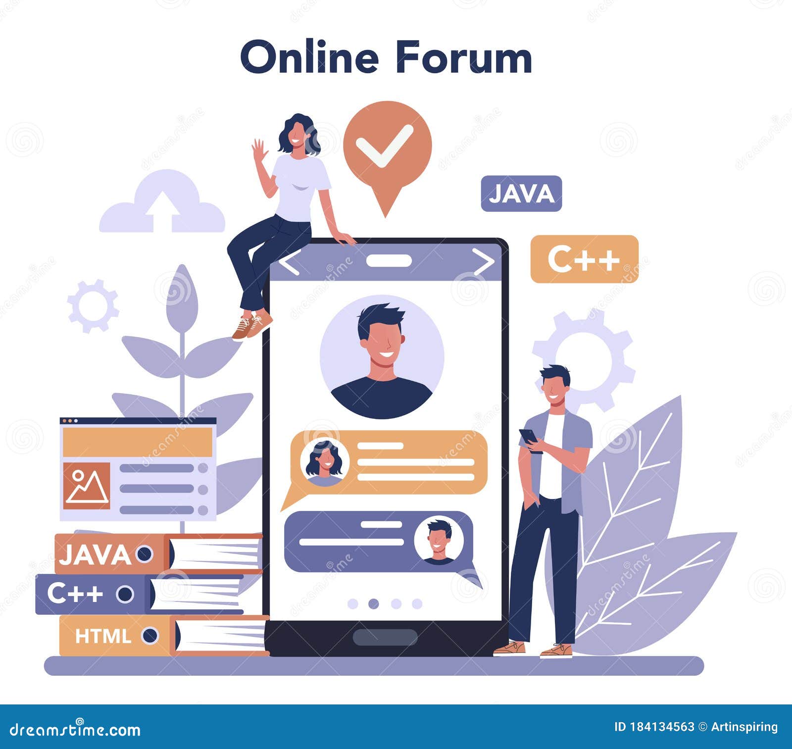 Frontend Development Online Service Or Platform Website Stock Vector Illustration Of Computer