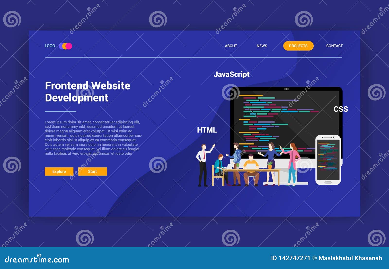 Frontend Website Development Compare Comparison Html Css Javascript