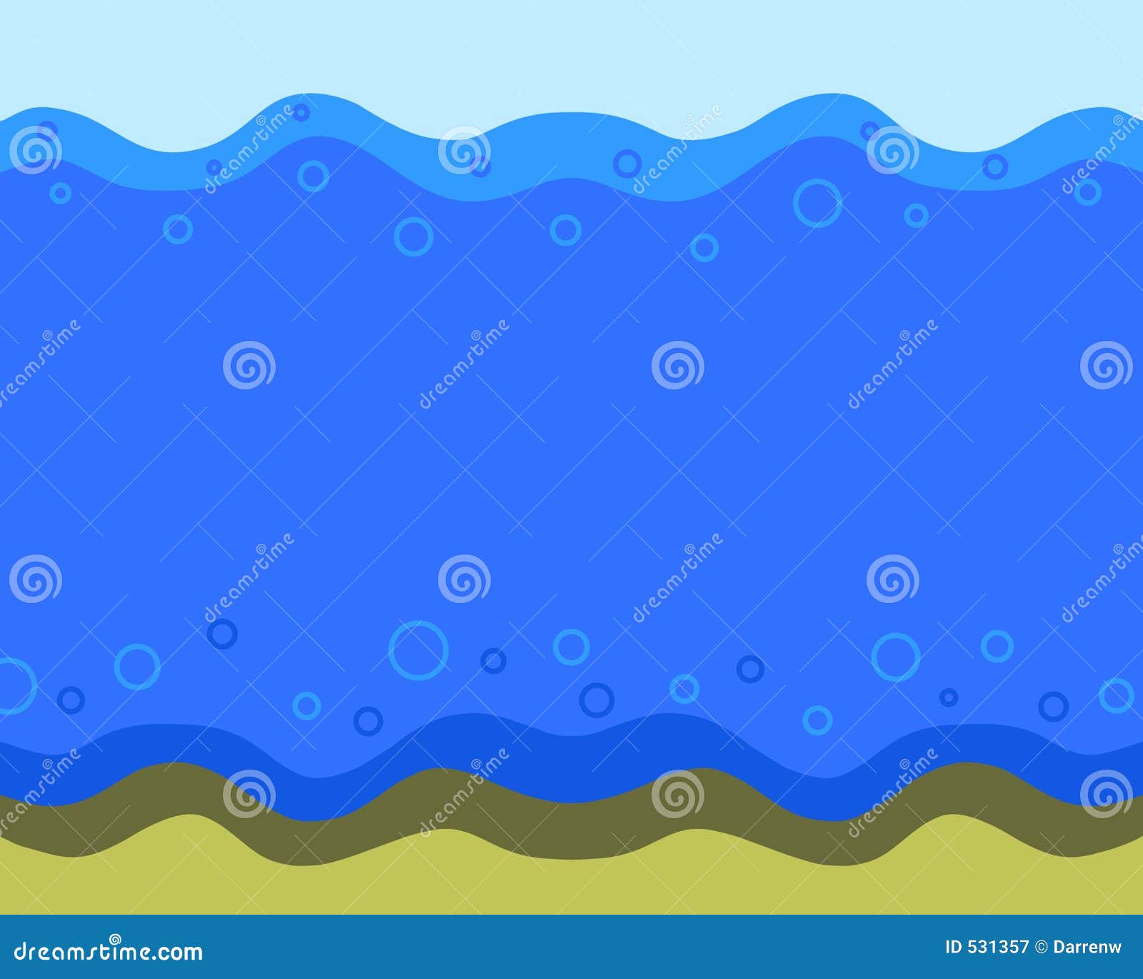 Frontera del mar stock de ilustración. Ilustración de contexto - 531357