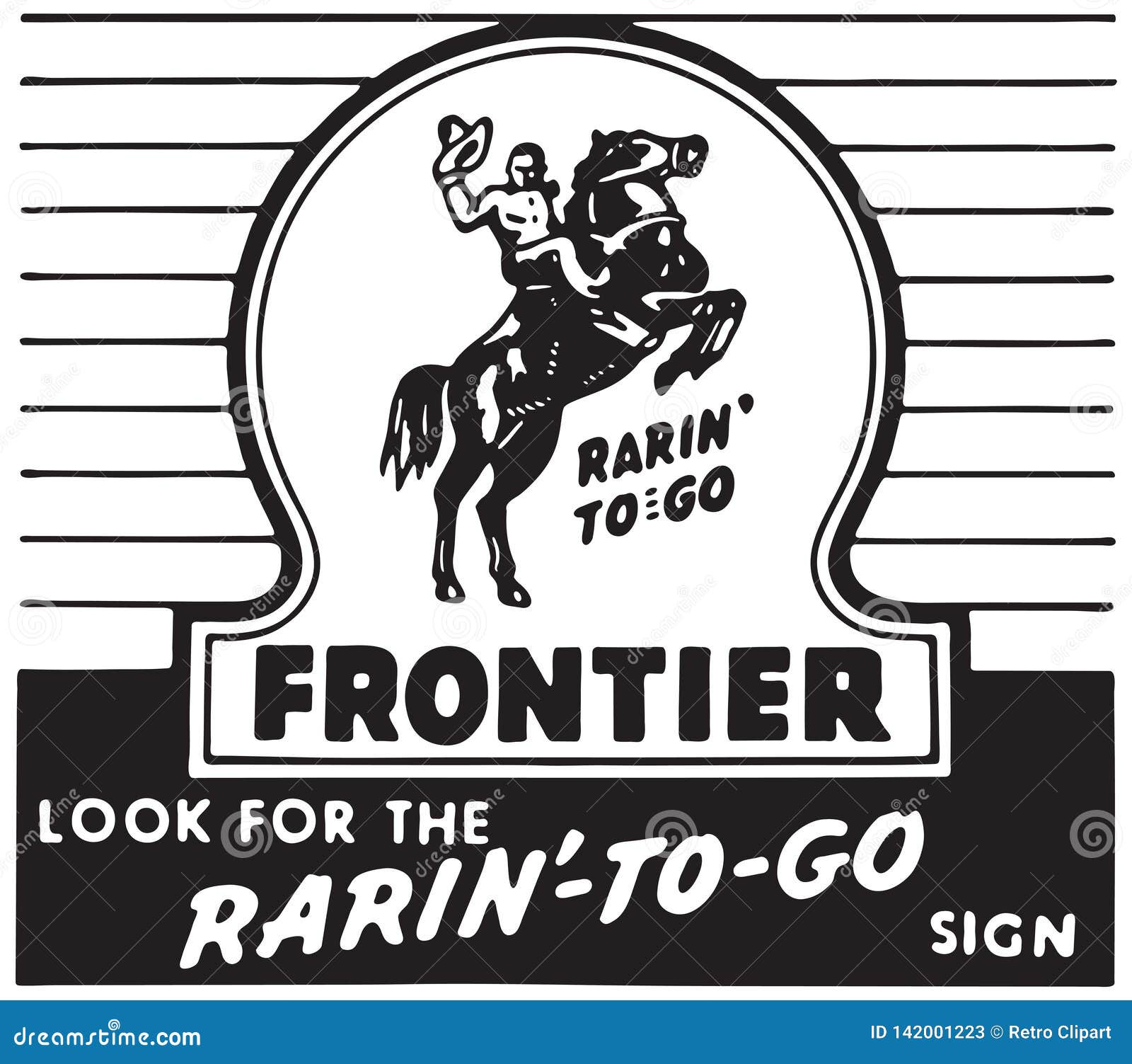 Frontier Logo Cartoon Vector | CartoonDealer.com #142001223