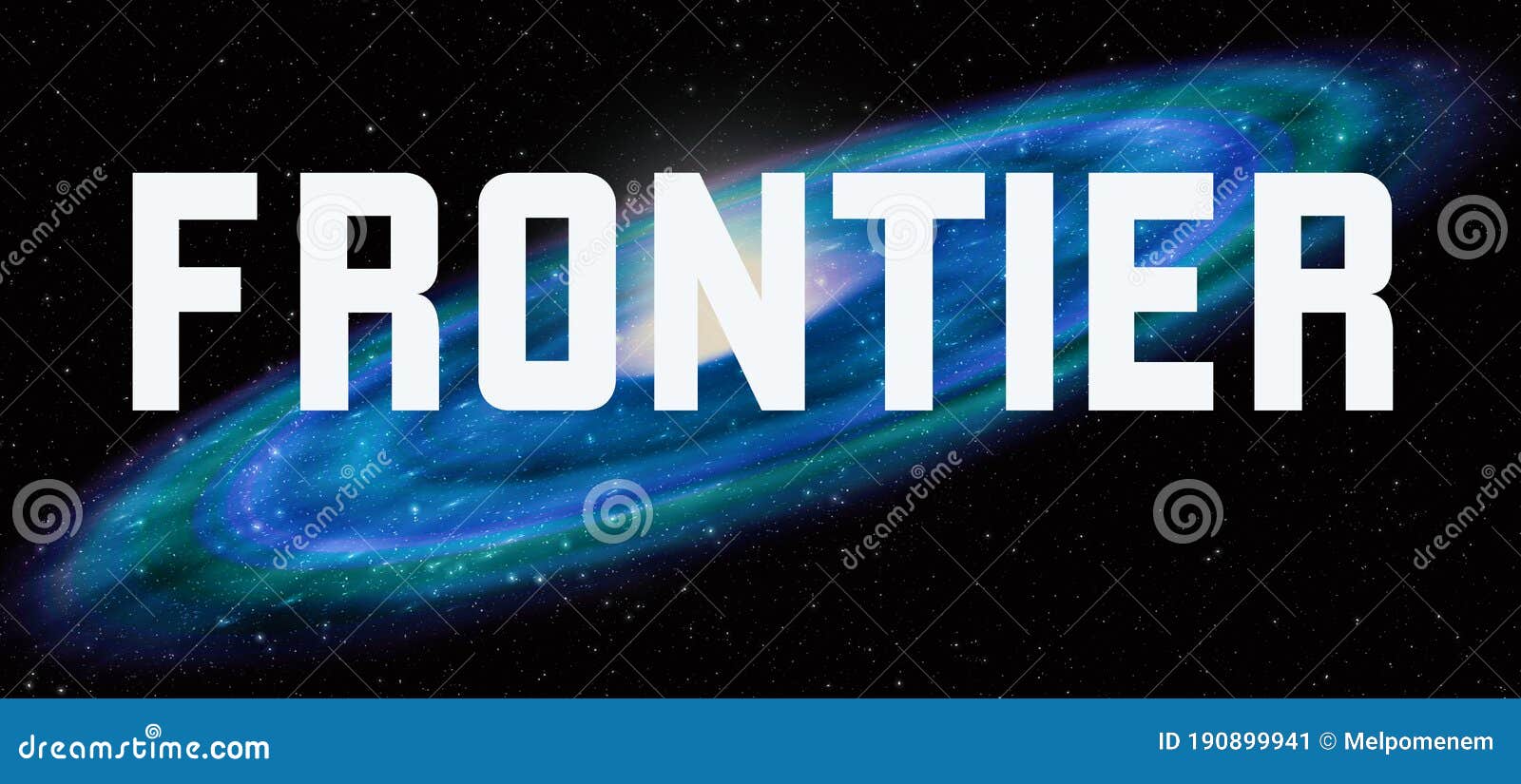 Frontier Theme With A Space Background Royalty-Free Stock Photo ...