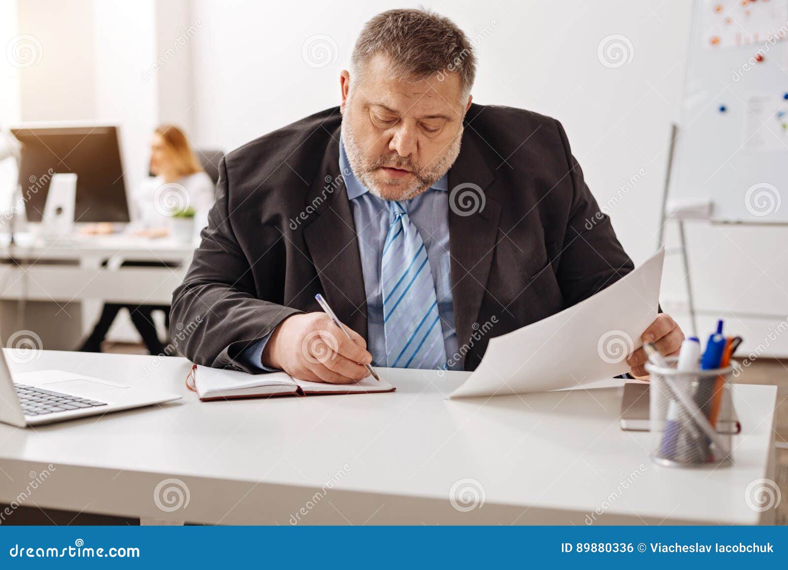 Frontline Company Employee Focused on the Task Stock Photo - Image of ...