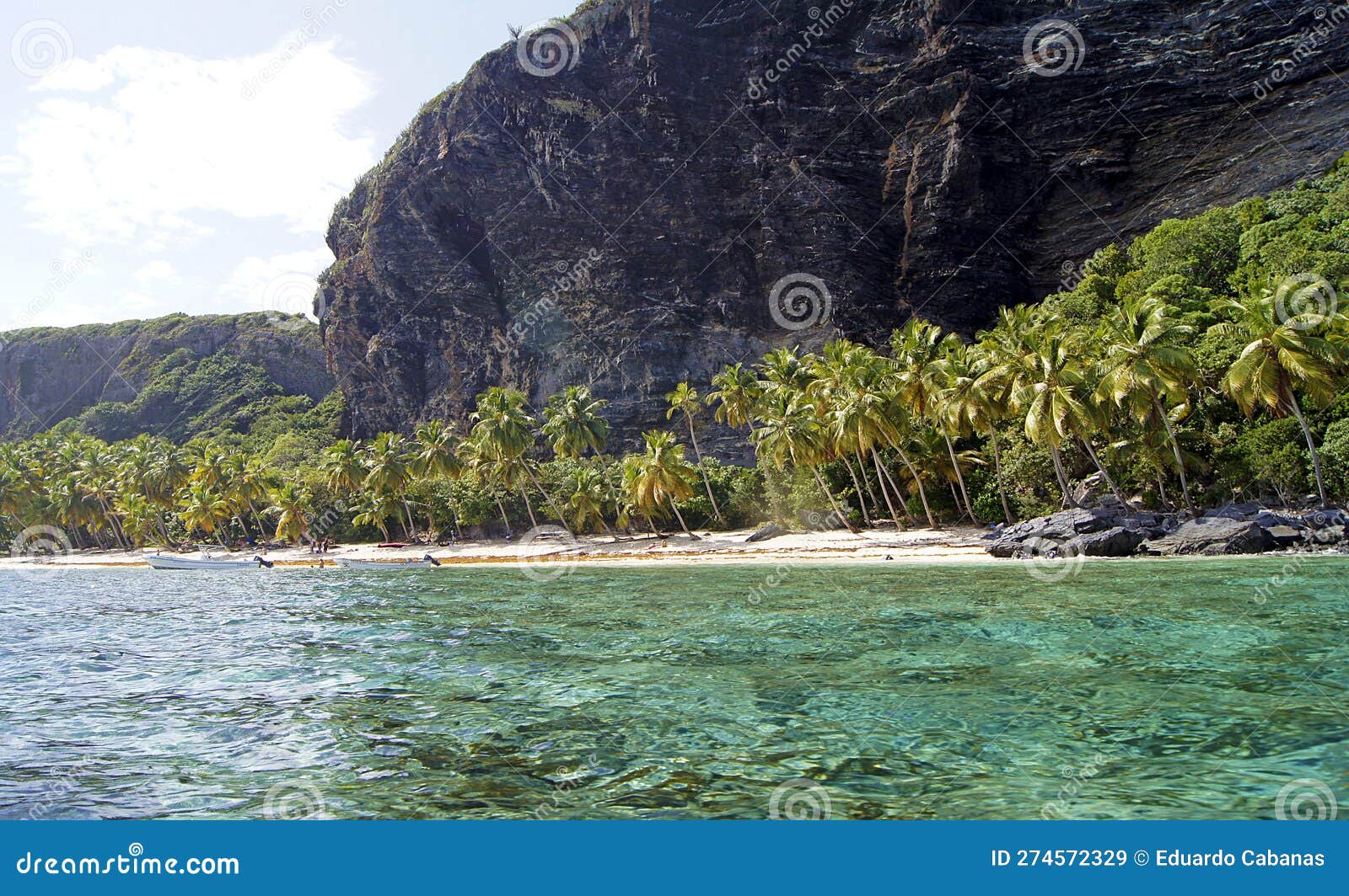 Fronton Beach, Samana Peninsula, Dominican Republic Stock Image - Image ...