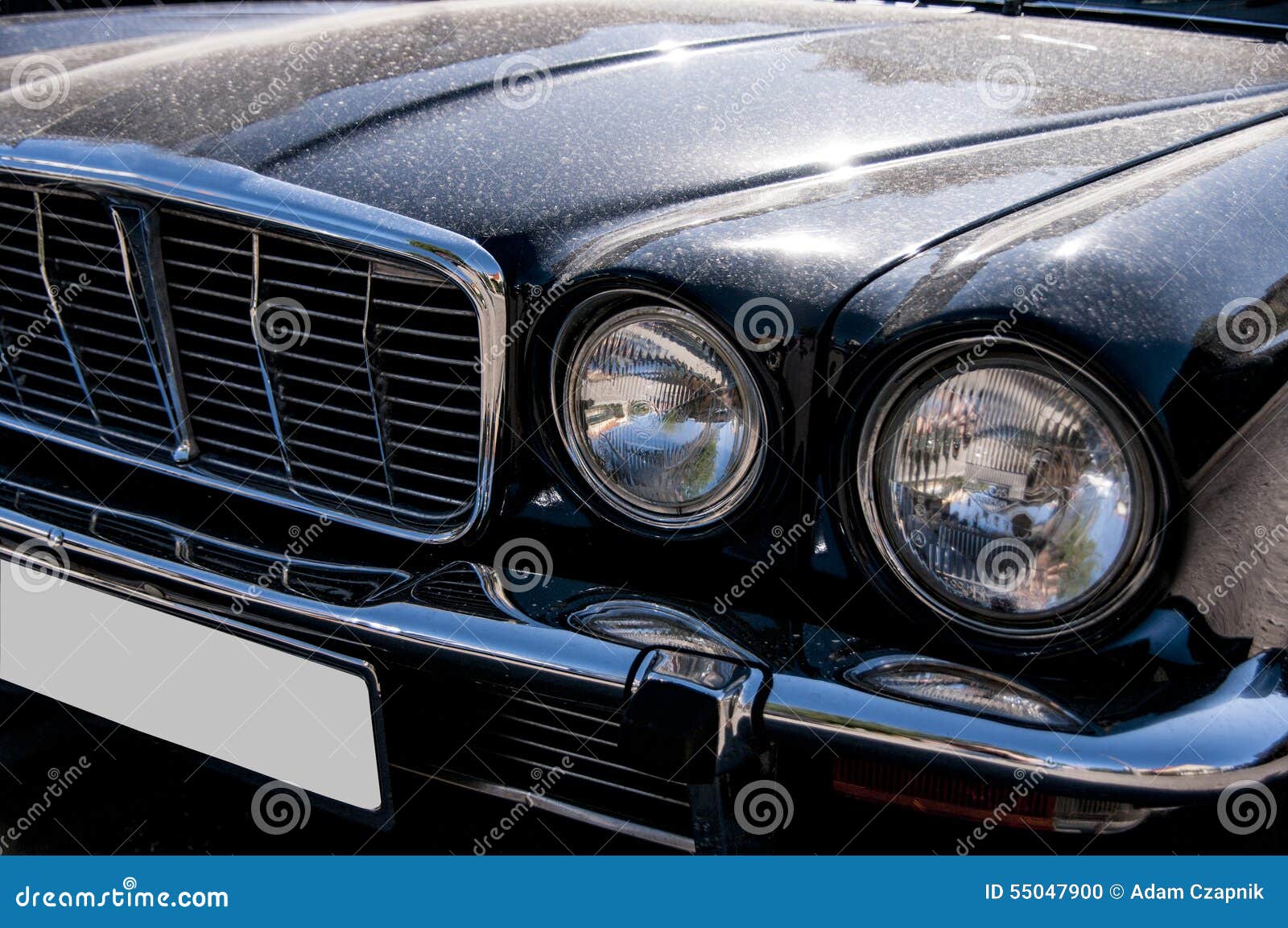 Frontside of an retro car stock photo. Image of auto - 55047900