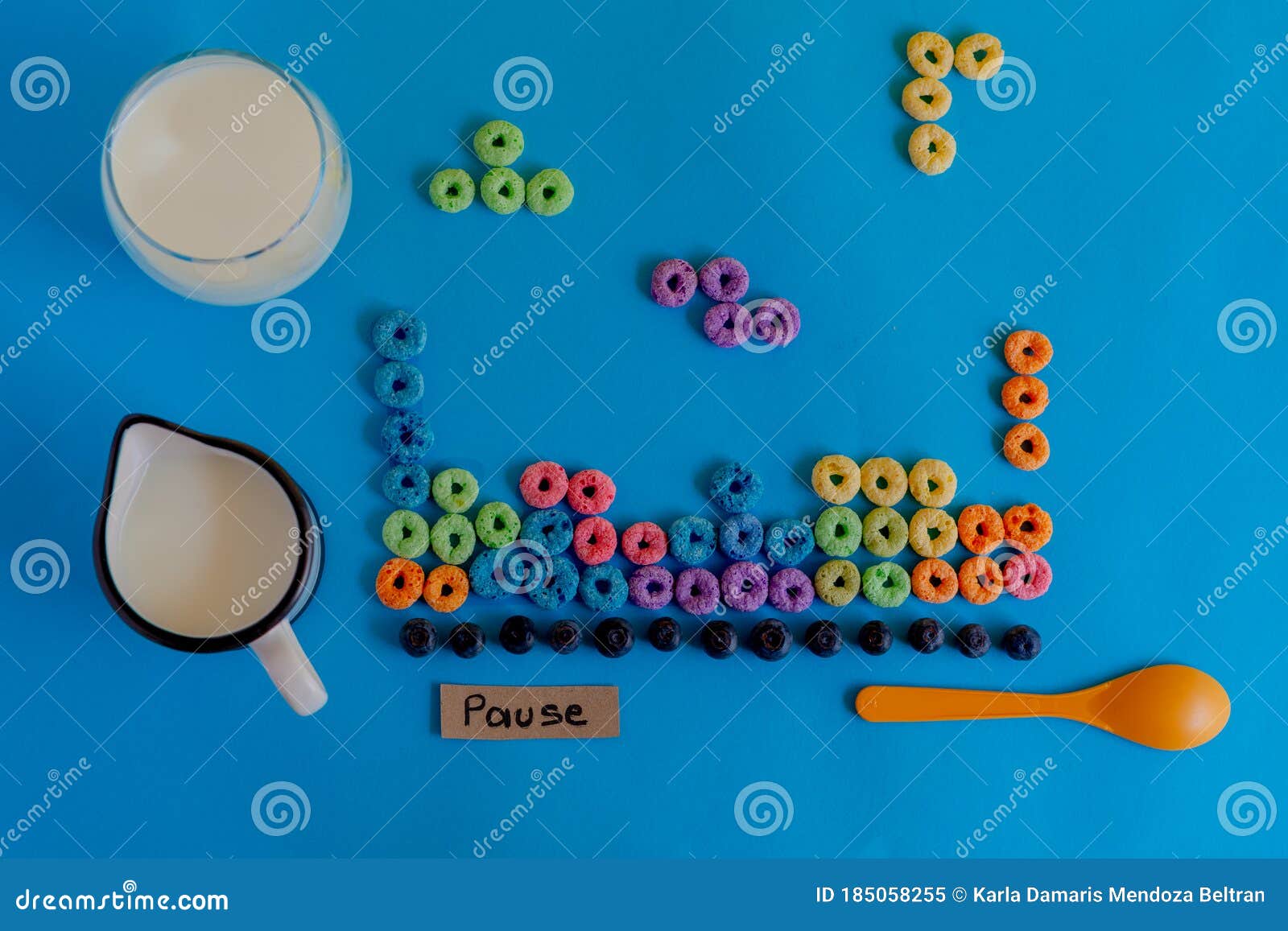 Froot Loops Forming A Smiley Face. Royalty-Free Stock Image ...