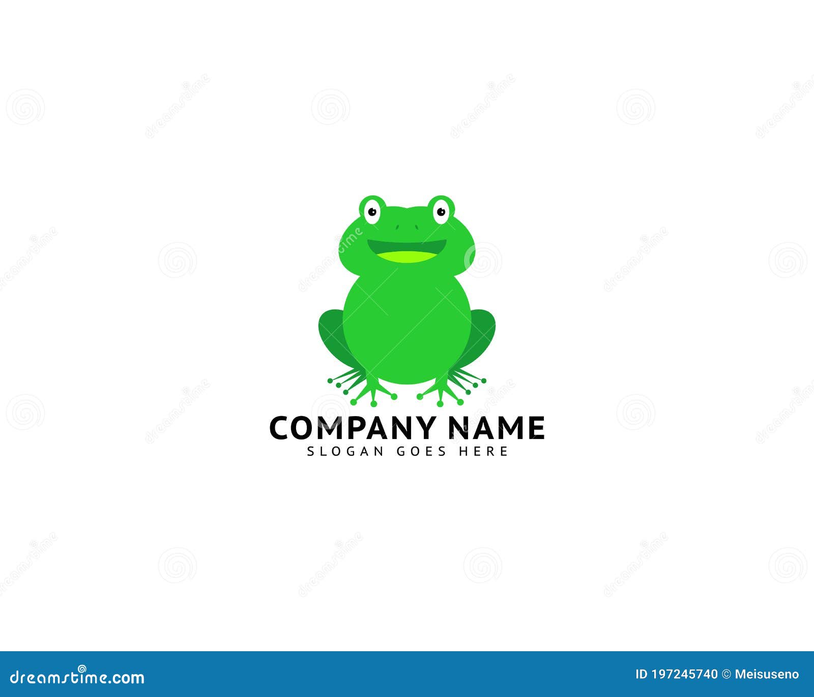 Frosch Logo Design Template Vector Illustration Vektor Abbildung ...