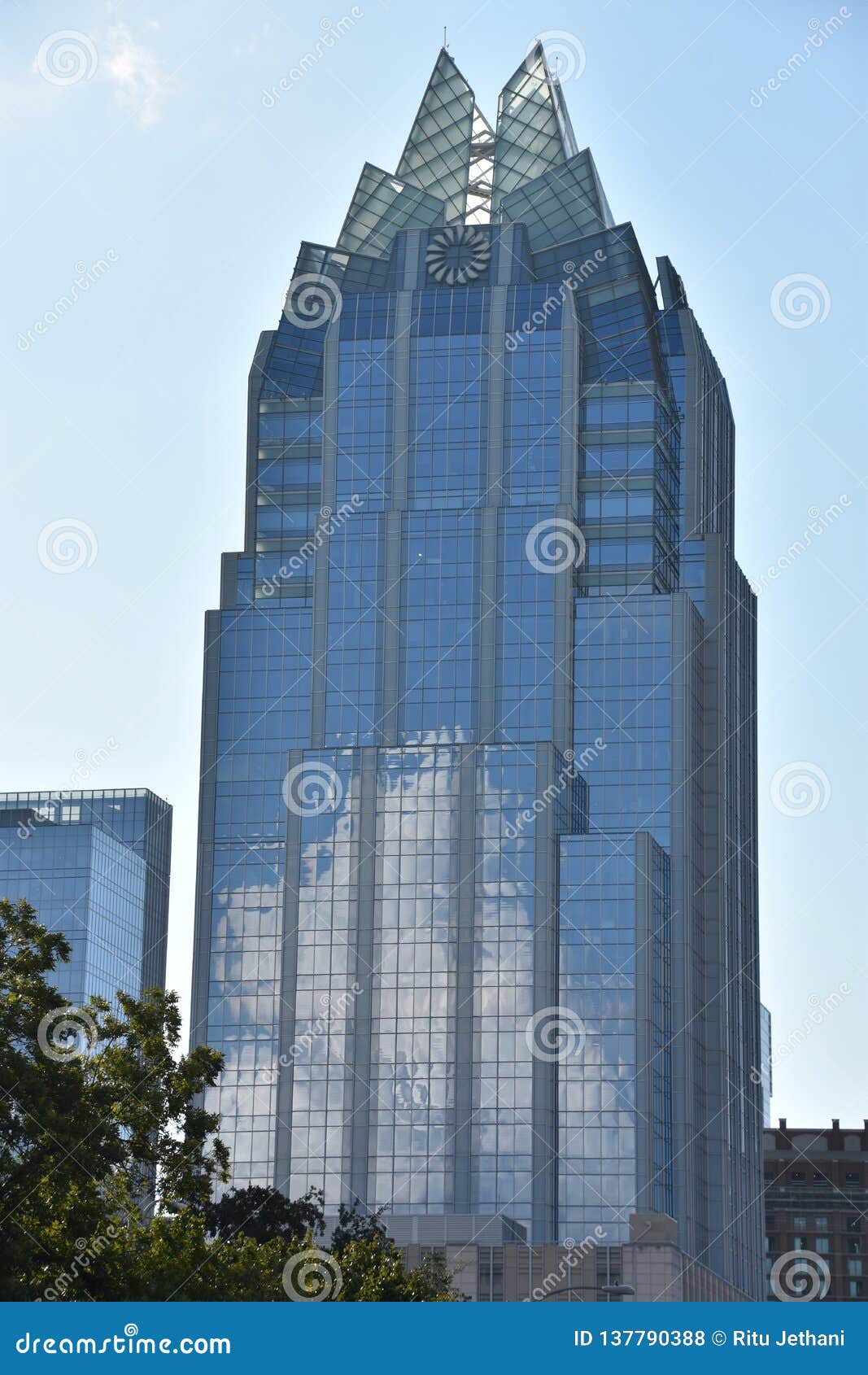 Frost Bank Tower in Austin, Texas Editorial Stock Photo - Image of ...