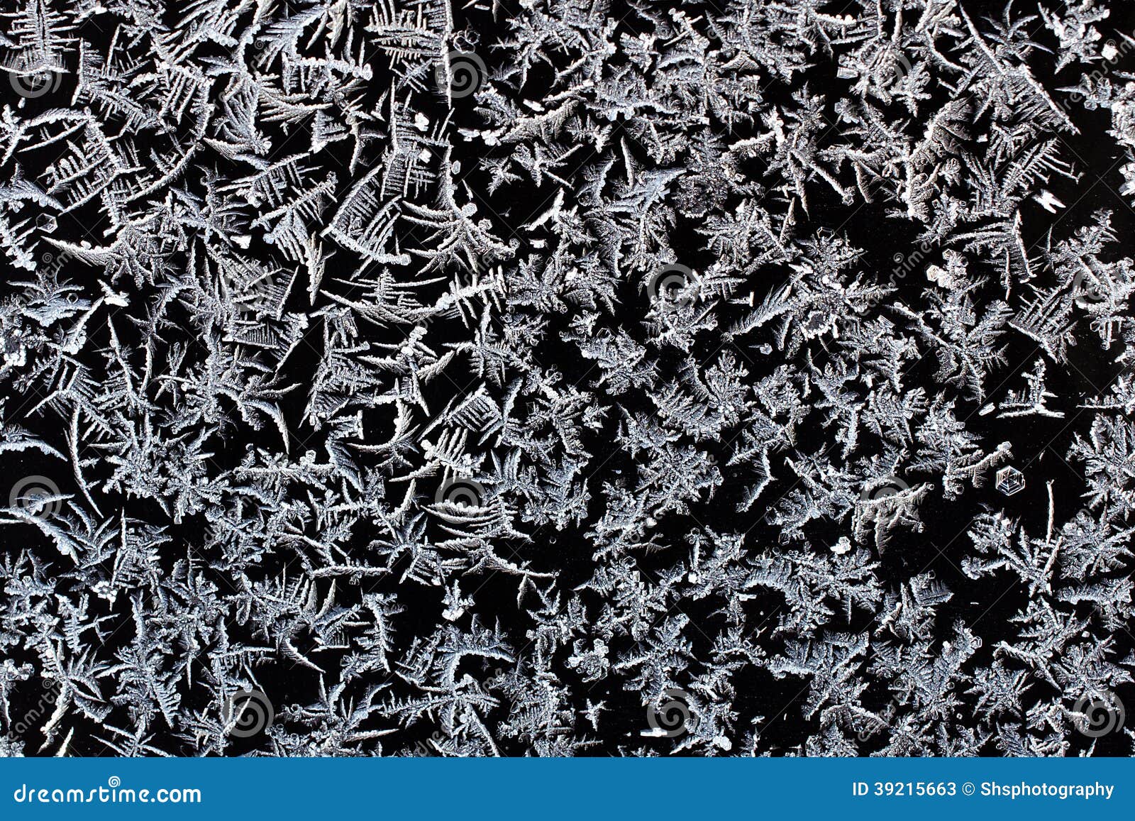 Frost On Black Stock Image Image Of Wallpaper Texture 39215663