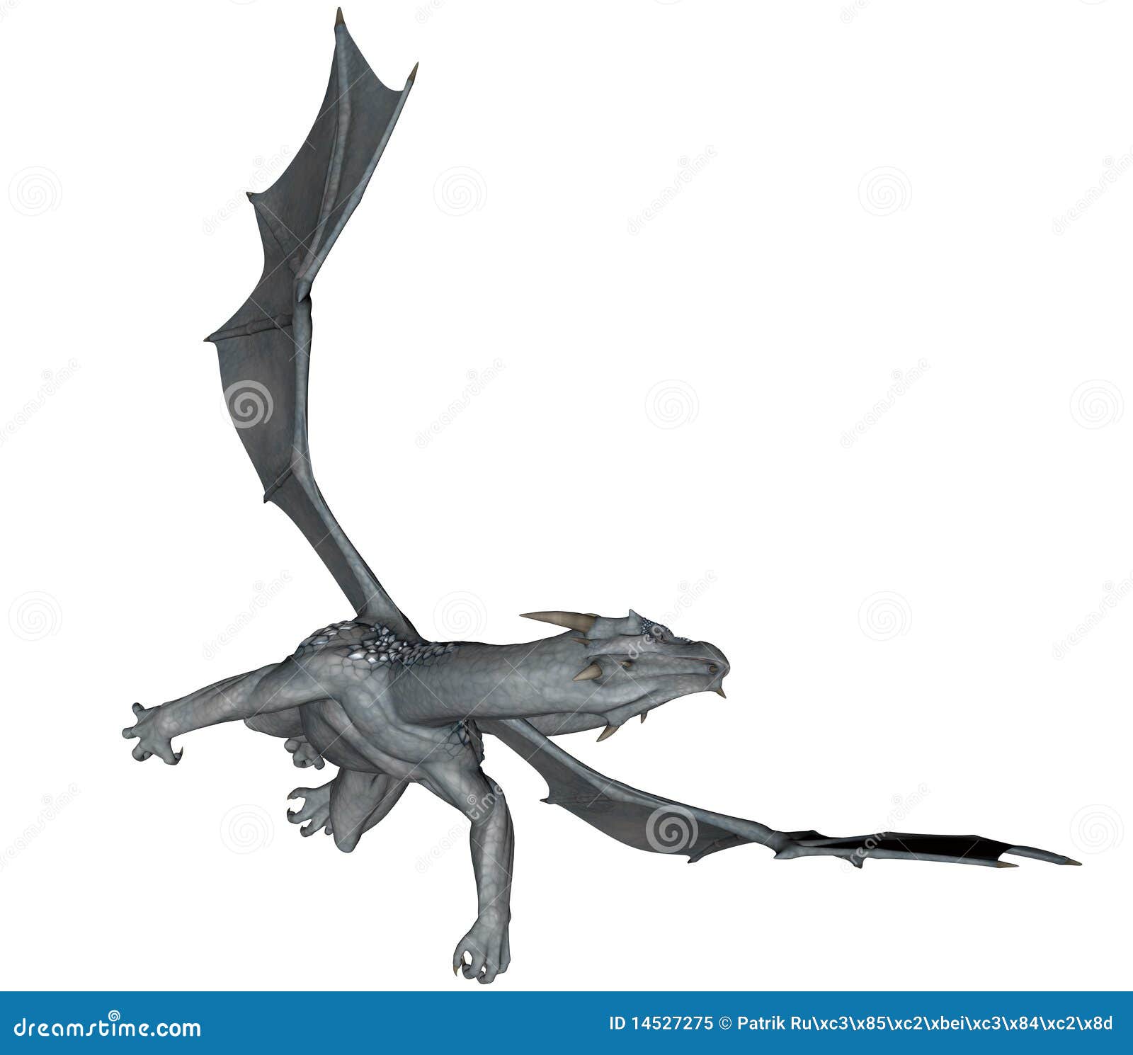 Frost dragon stock illustration. Illustration of animal - 14527275