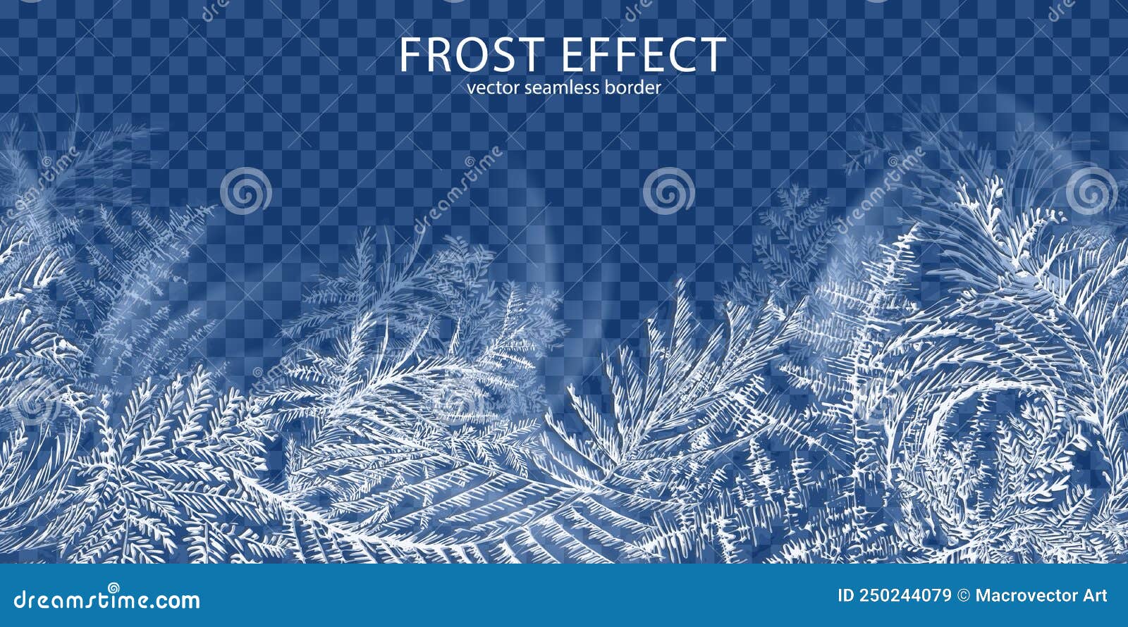 Frost Effect Background stock vector. Illustration of effect - 250244079