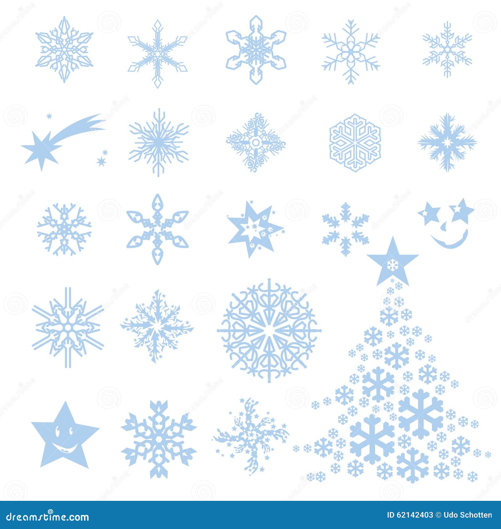 Frost flowers and stars stock vector. Illustration of christ - 62142403