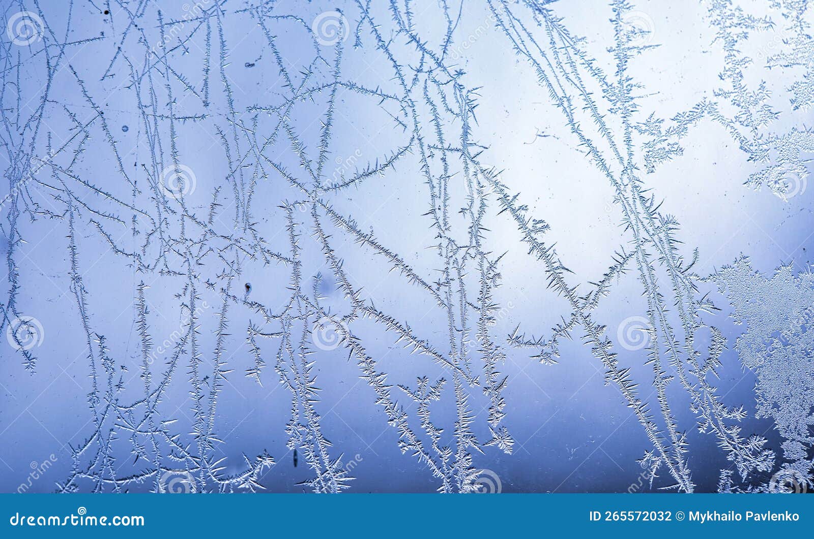 Frost on the Glass. Abstract Natural Texture Stock Photo - Image of ...