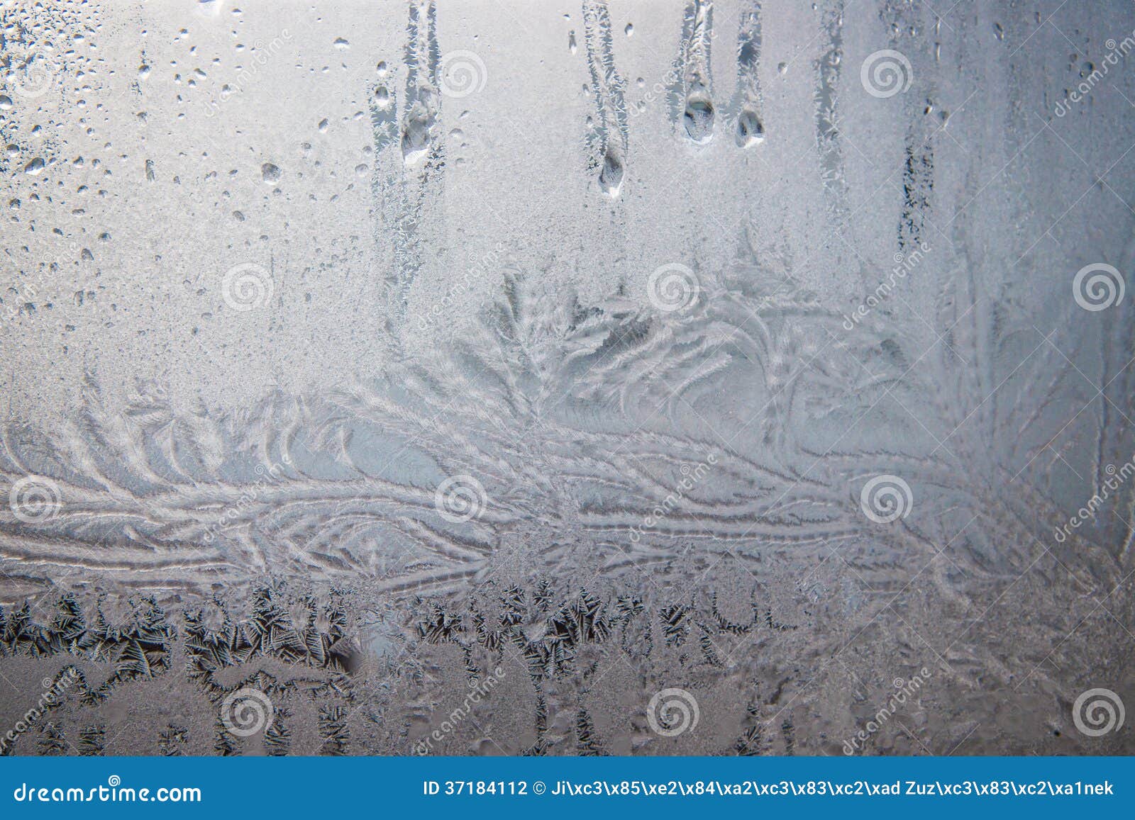 Frost on glass stock photo. Image of design, pattern - 37184112
