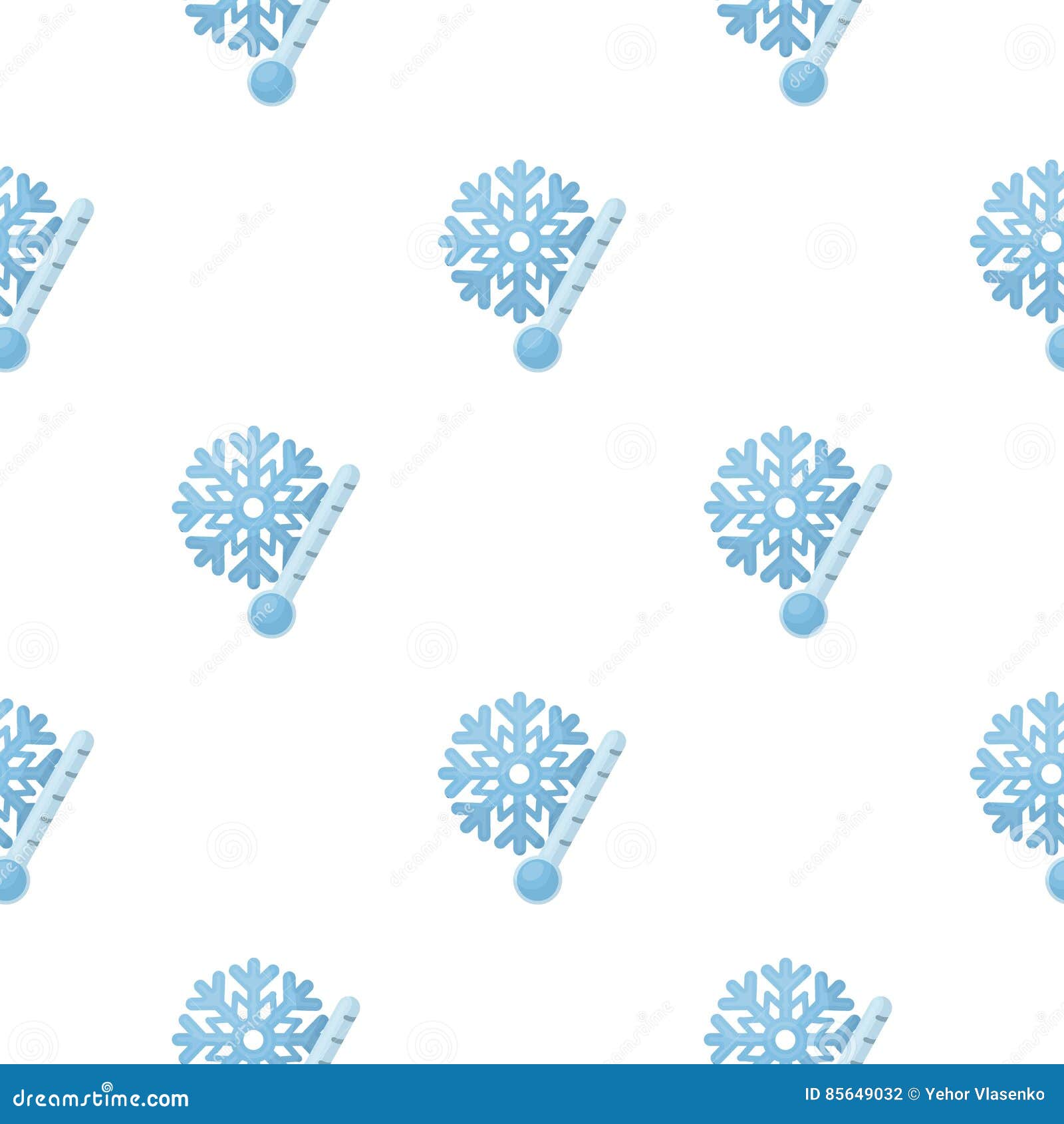 Frost Icon in Cartoon Style on White Background. Weather Pattern Stock ...