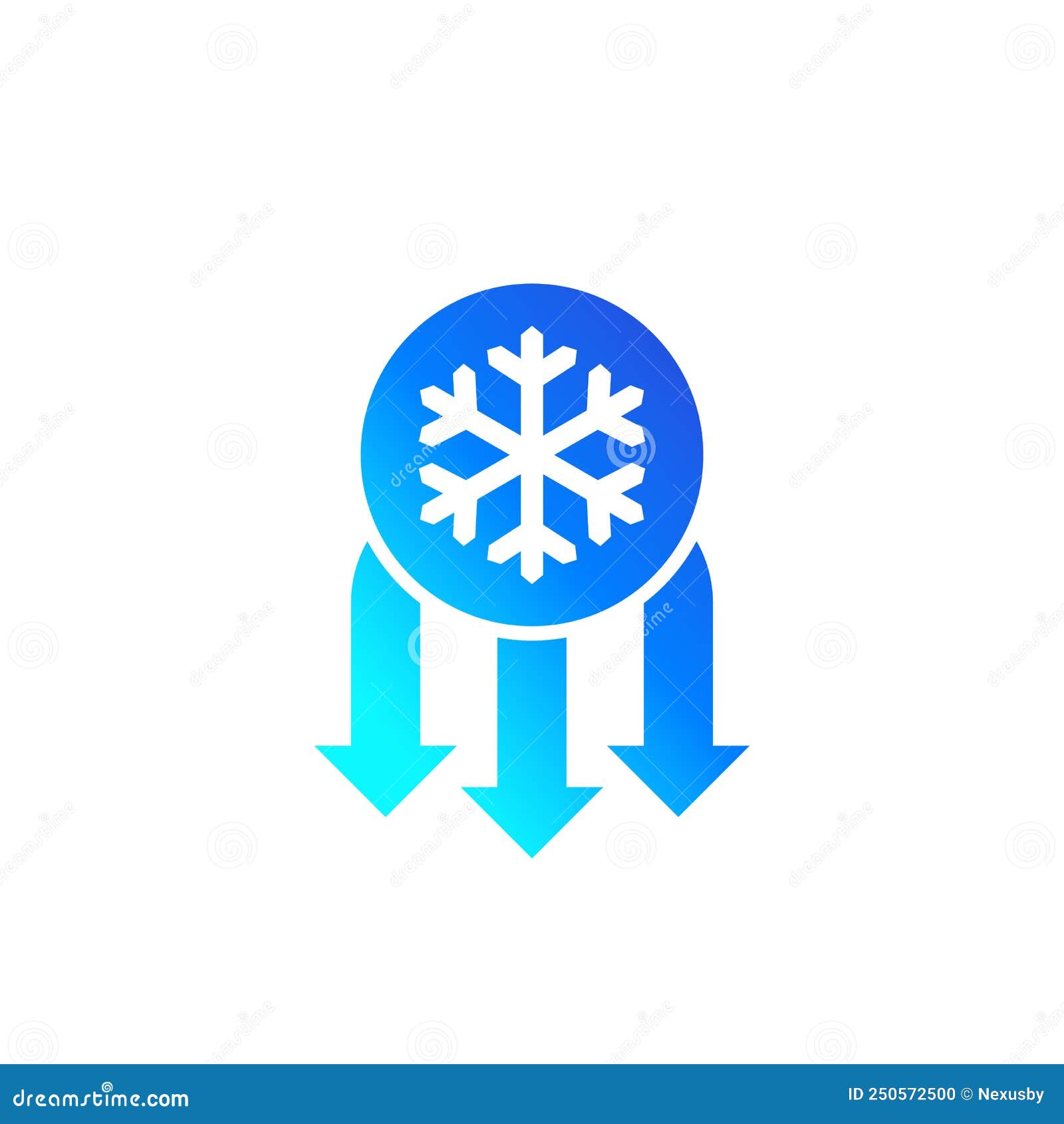 Frost Impact, Freezing Icon, Vector Stock Vector - Illustration of ...