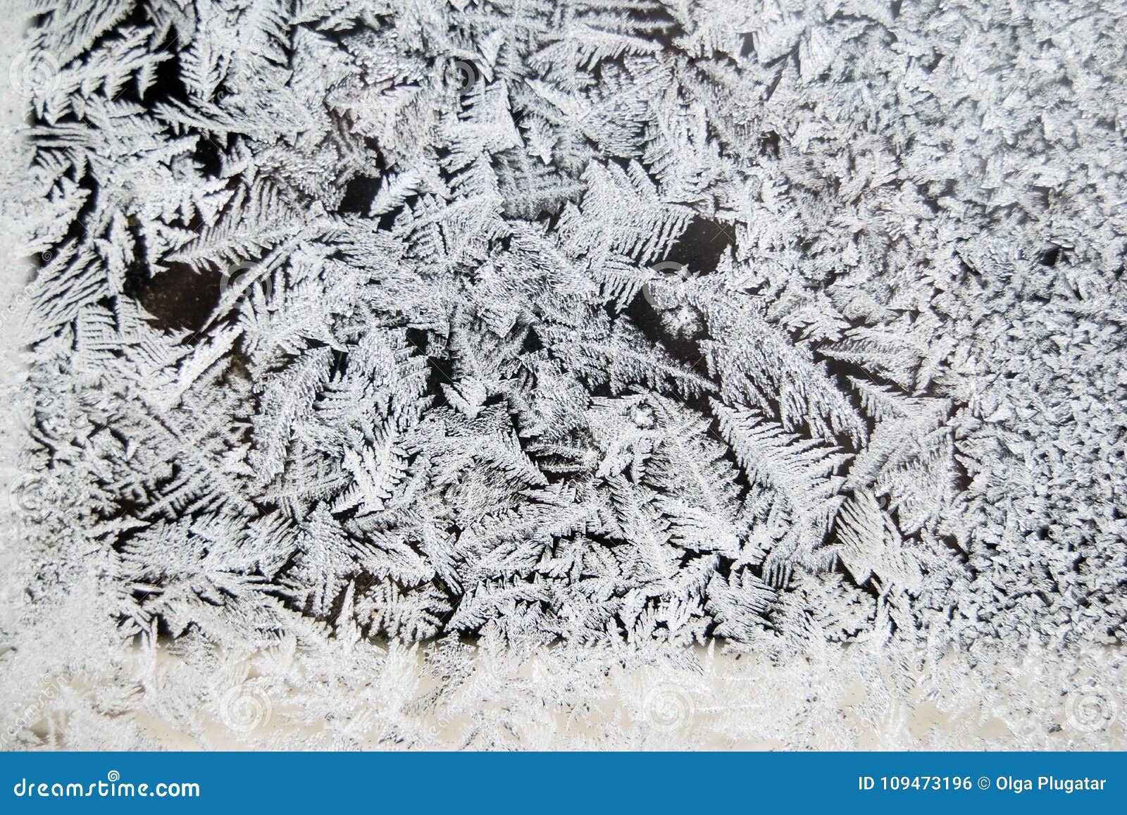 Frost Pattern on the Window, Cold Winter Stock Photo - Image of freeze ...