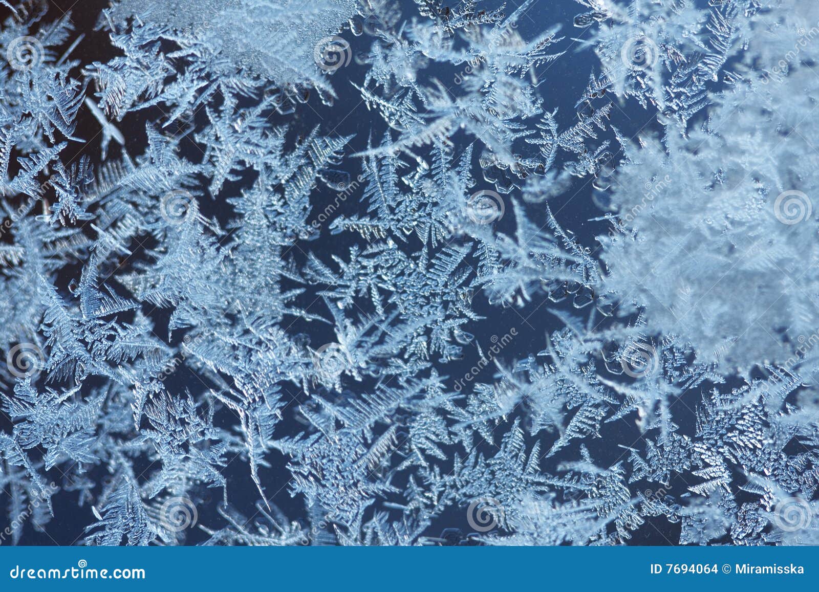 Frost patterns on glass stock photo. Image of blue, ornament - 7694064