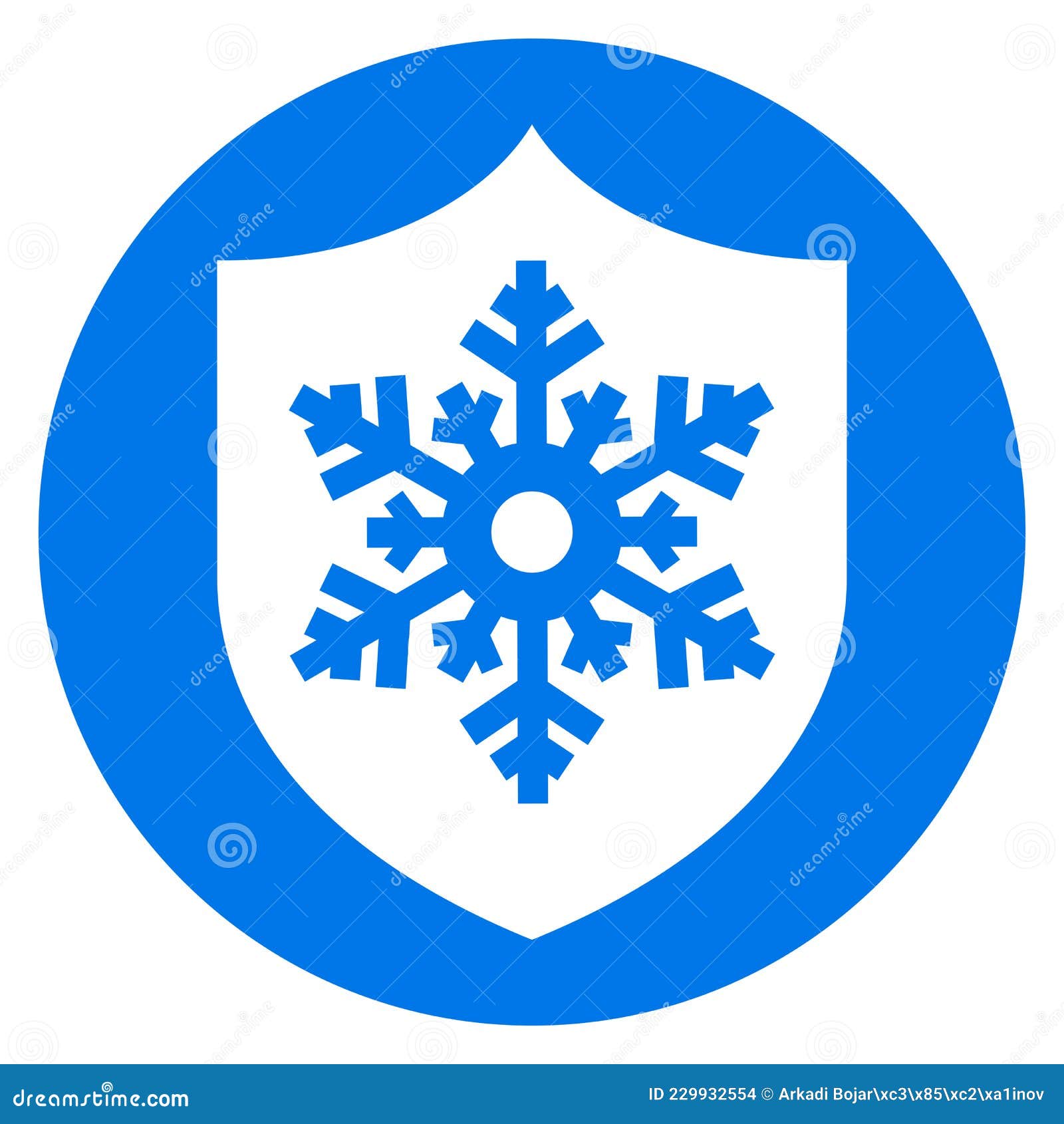 Frost Protection Vector Icon Stock Vector - Illustration of flat, label ...