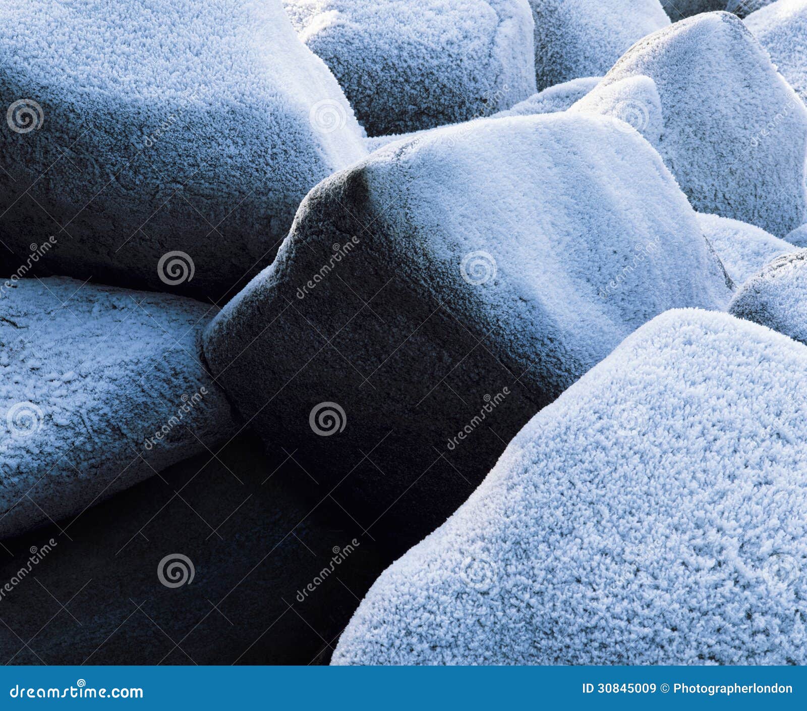 Frost on rocks close-up stock image. Image of ideas, world - 30845009