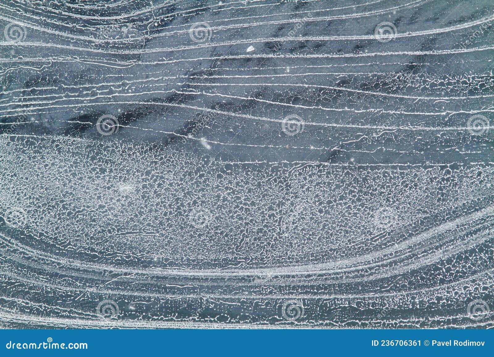 Frost streaks on dark ice stock image. Image of blue - 236706361