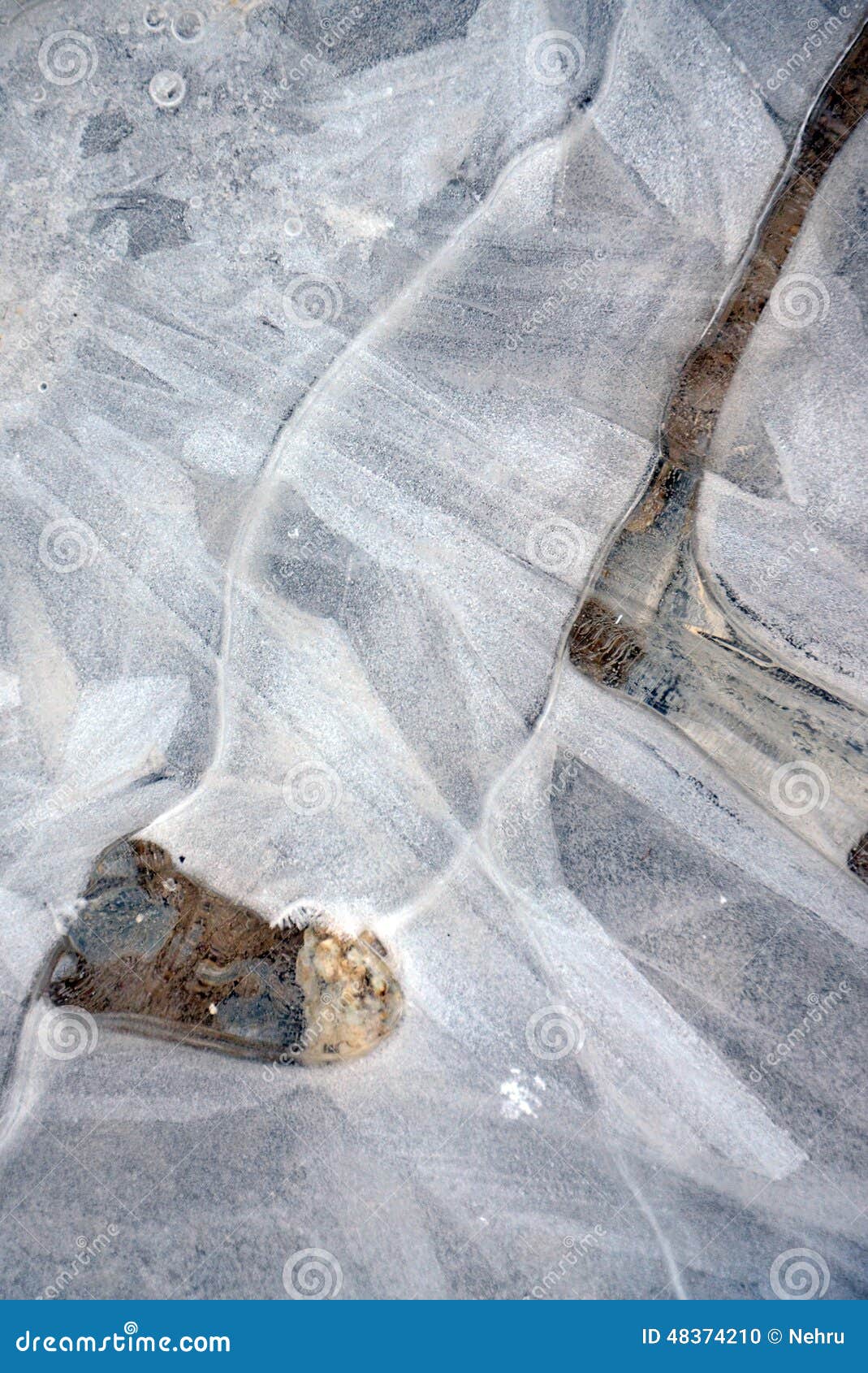 Frost water stock photo. Image of temperature, winter - 48374210