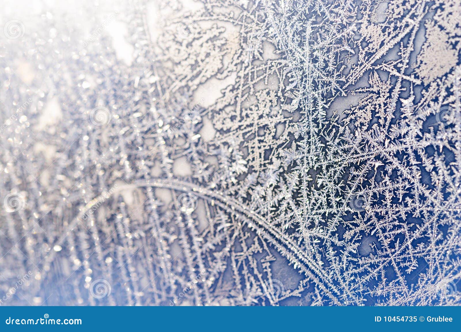 Frost window stock image. Image of shape, blue, perspective - 10454735