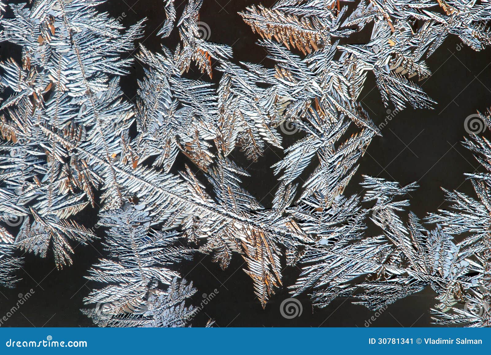 Frost on the window stock image. Image of cool, flake - 30781341