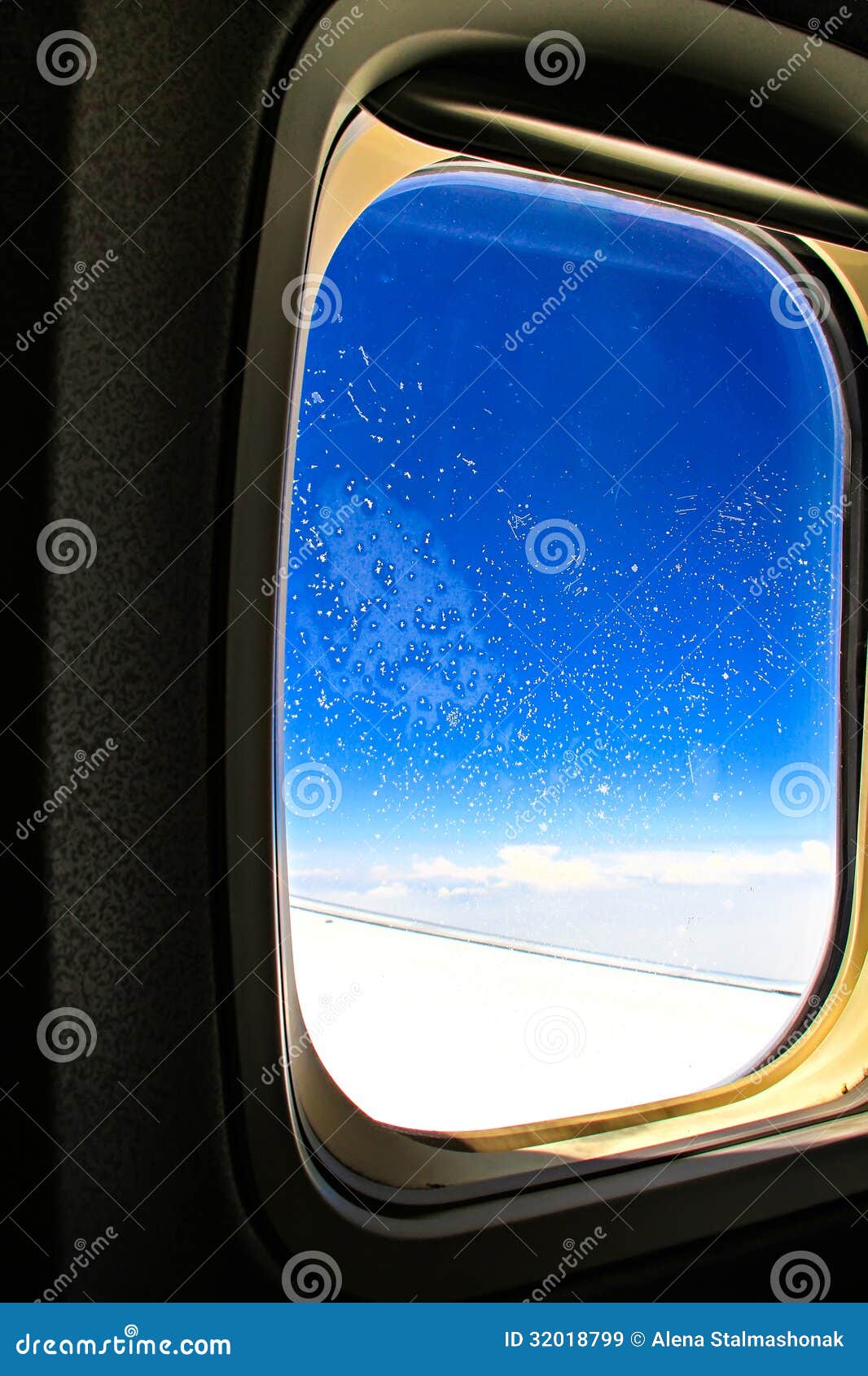 Frosted airplane window stock image. Image of aircraft - 32018799