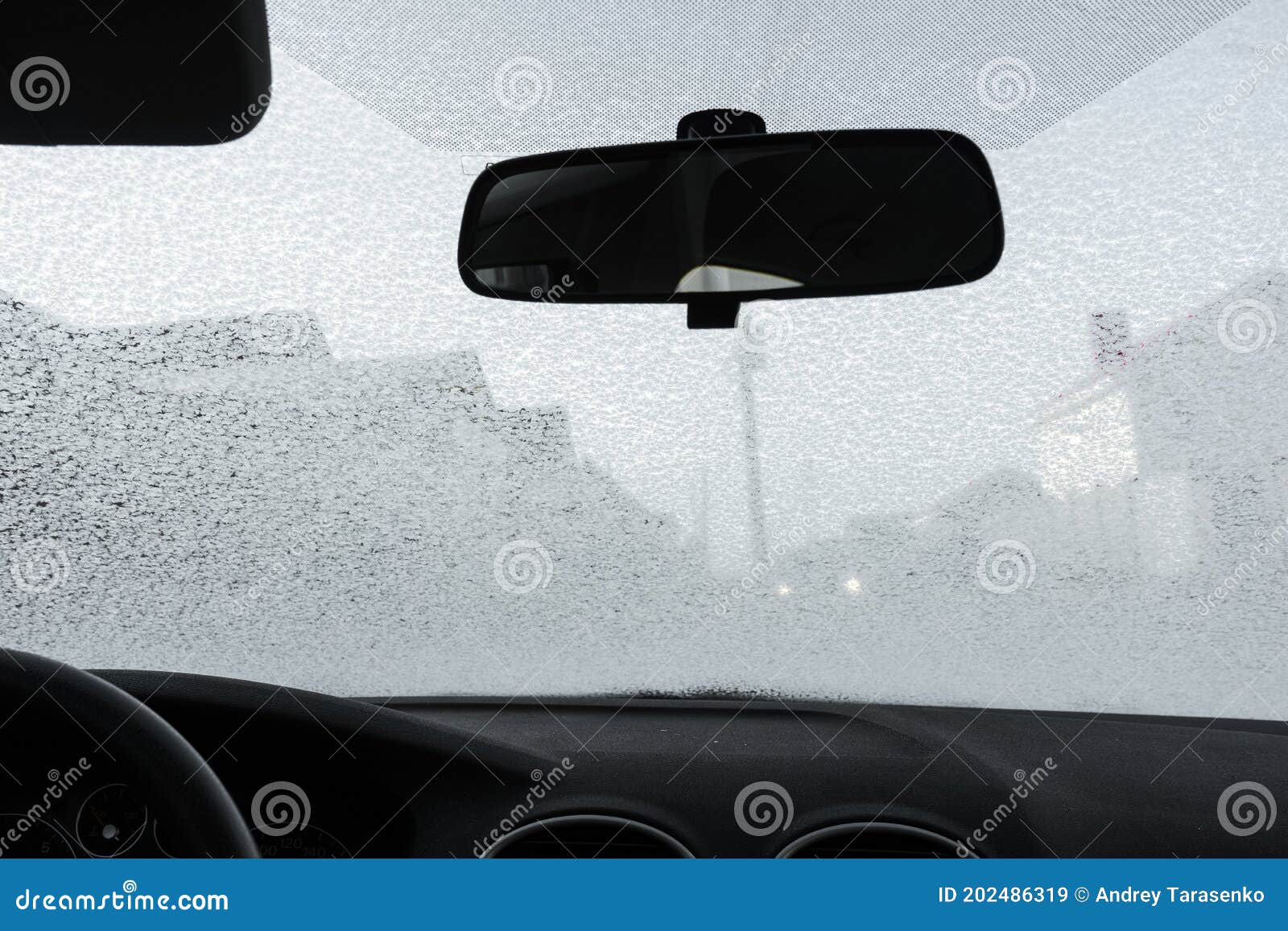 Frosted Car Glass. Frosty Patterns on a Car Stock Image - Image of ...