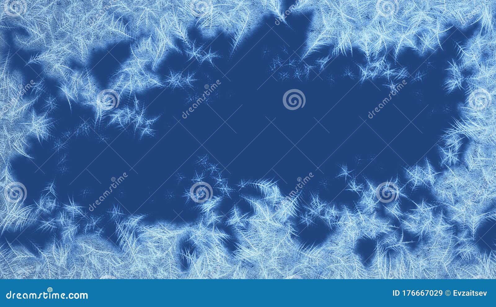 Frosted Frame from Borders To the Center. Frosted Patterns Stock ...