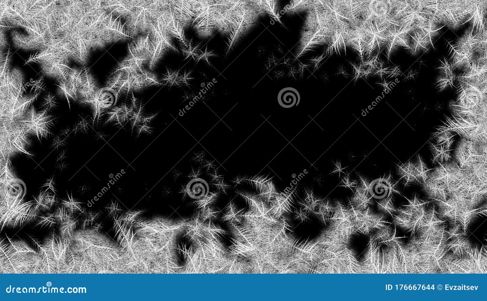 Frosted Frame from Borders To the Center. Frosted Patterns Stock ...