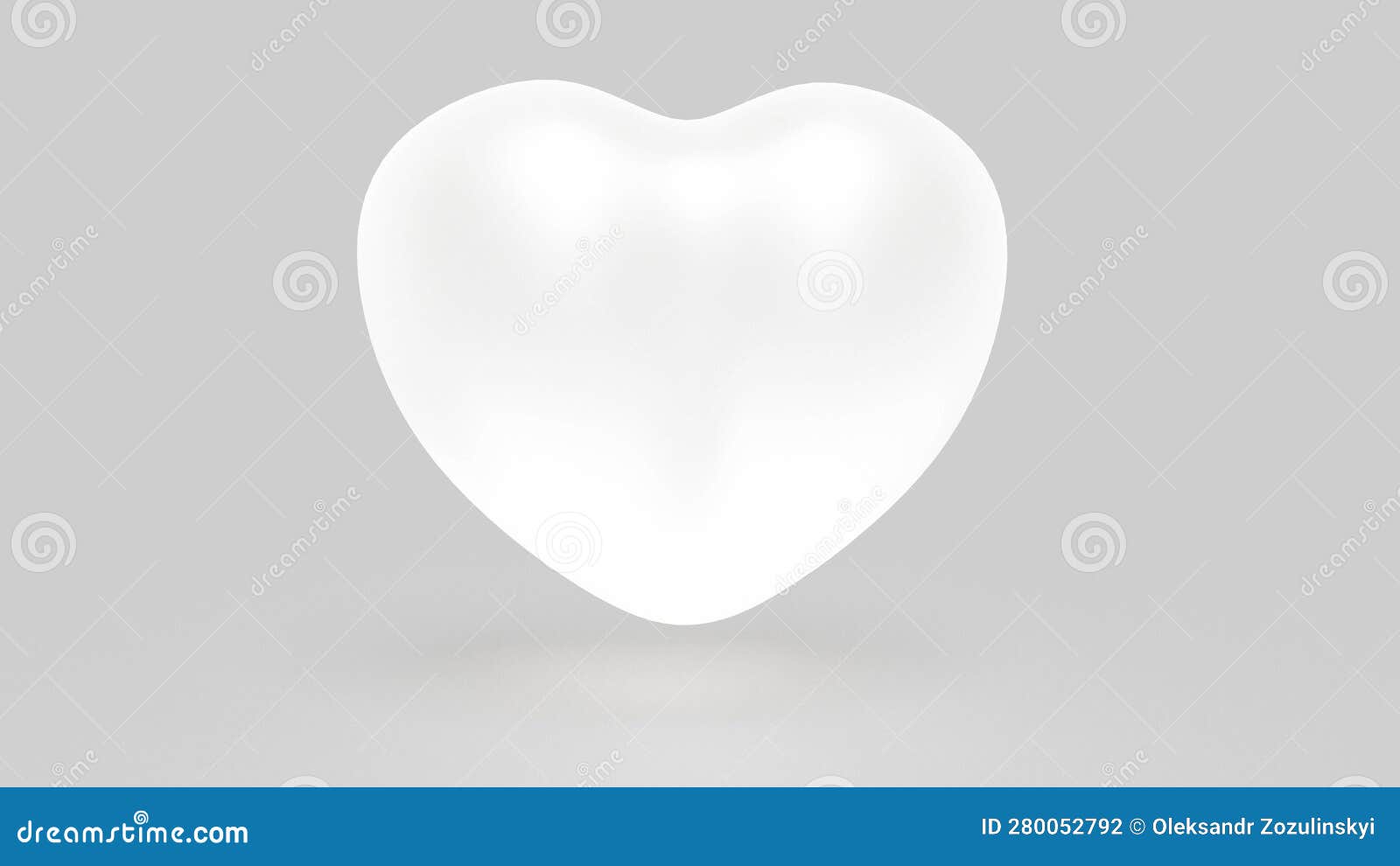 Frosted Glass Heart Intro 3d Stock Illustration - Illustration of ...