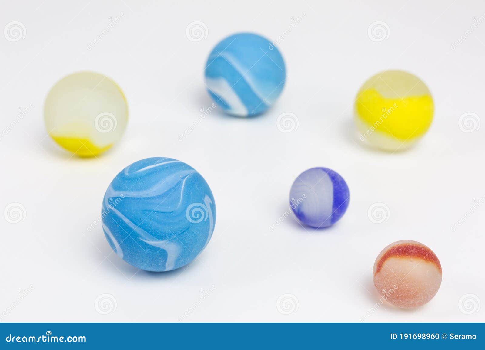 Frosted glass marbles stock photo. Image of transparent - 191698960