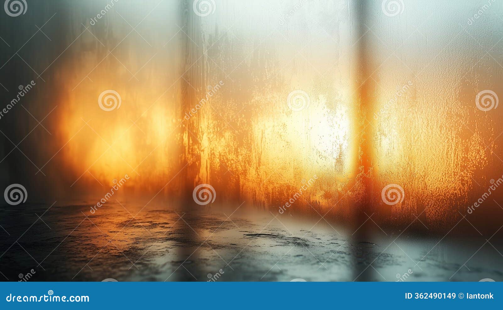 Frosted Glass Panel with Soft Diffused Light Stock Illustration ...
