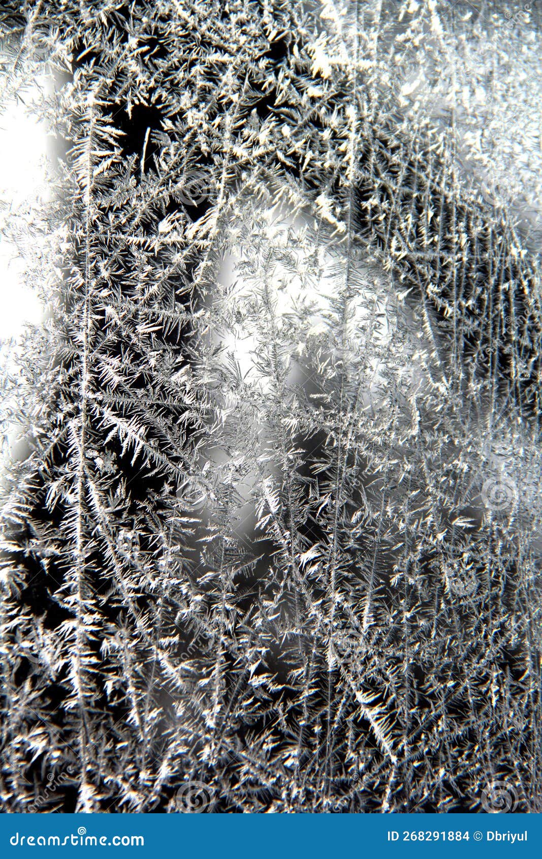 Frosted Ice Patterns on Exterior Window Pane Stock Photo - Image of ...
