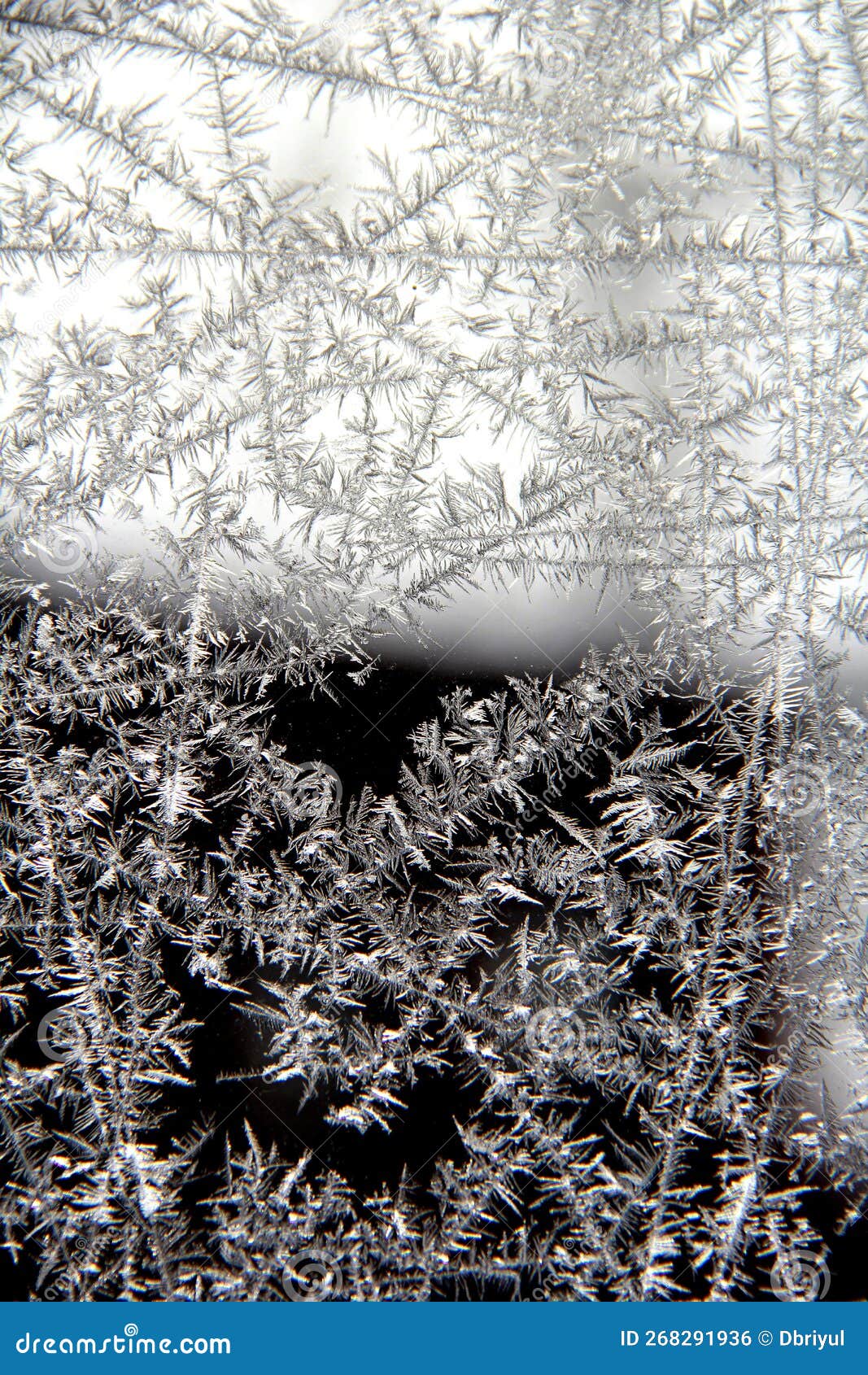 Frosted Ice Patterns on Exterior Window Pane Stock Photo - Image of ...